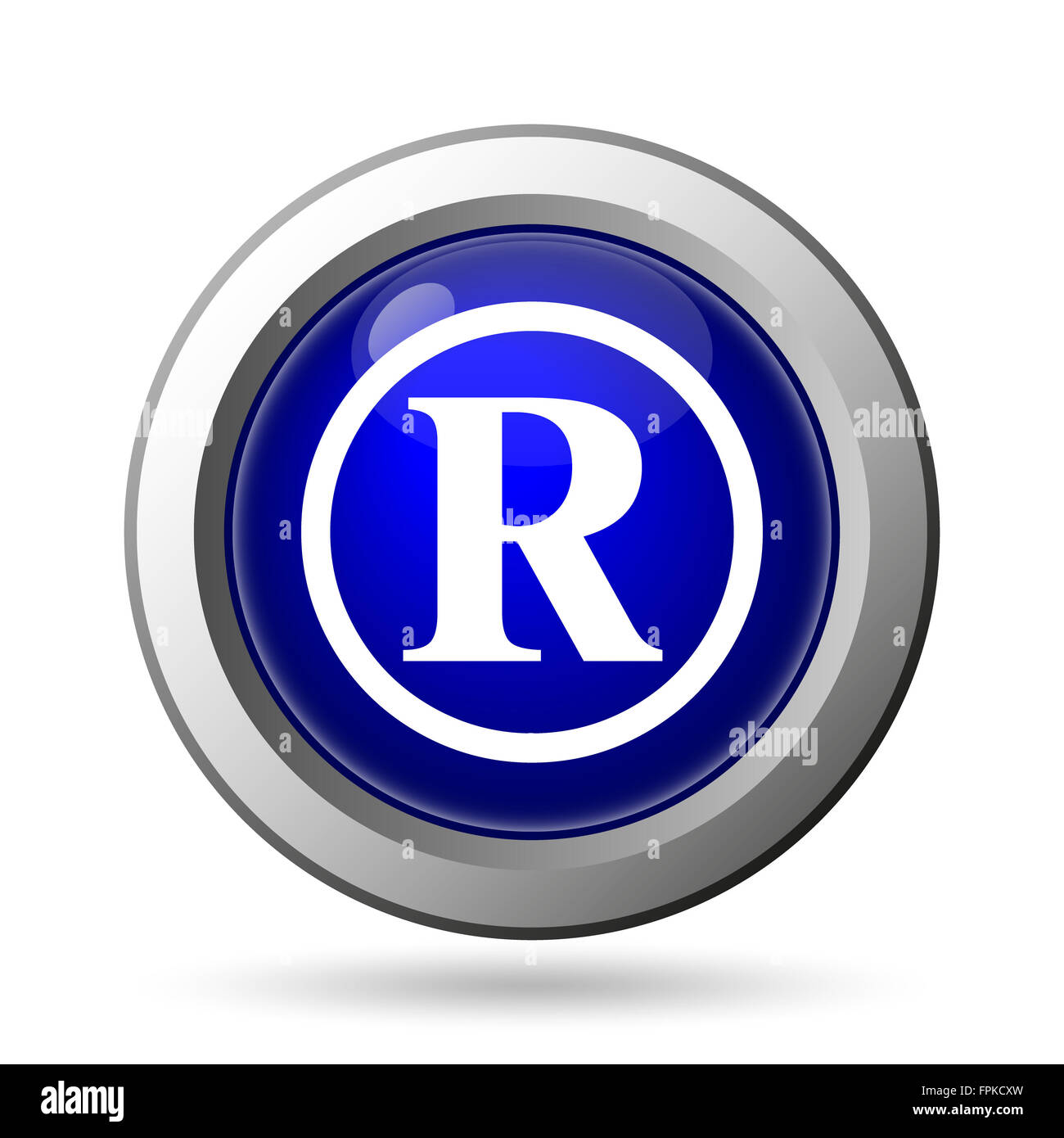 Registered mark icon Stock Photo - Alamy