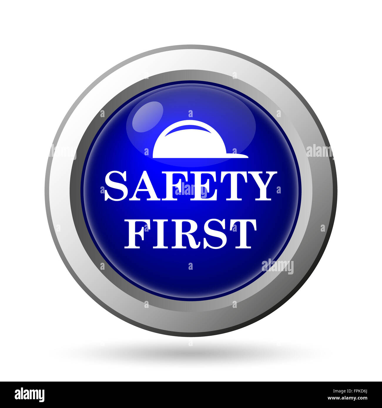 Safety first icon Stock Photo - Alamy