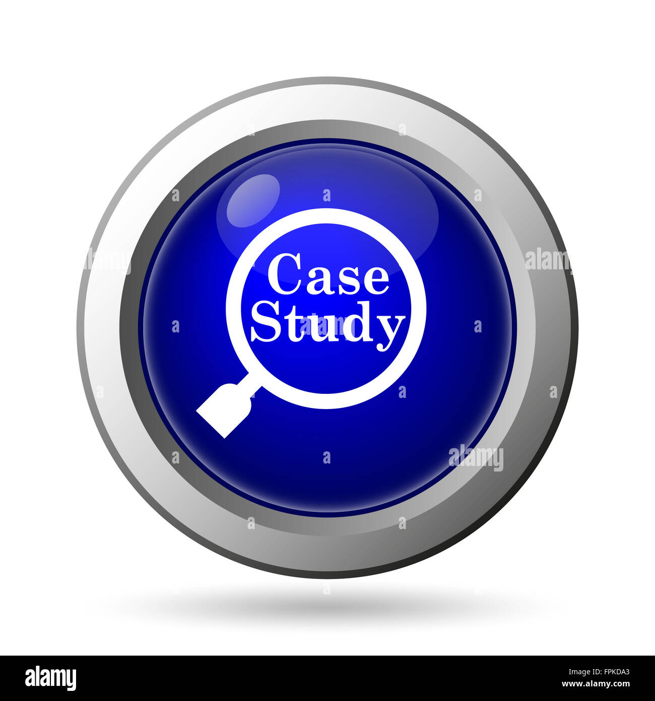 Case study icon Stock Photo - Alamy