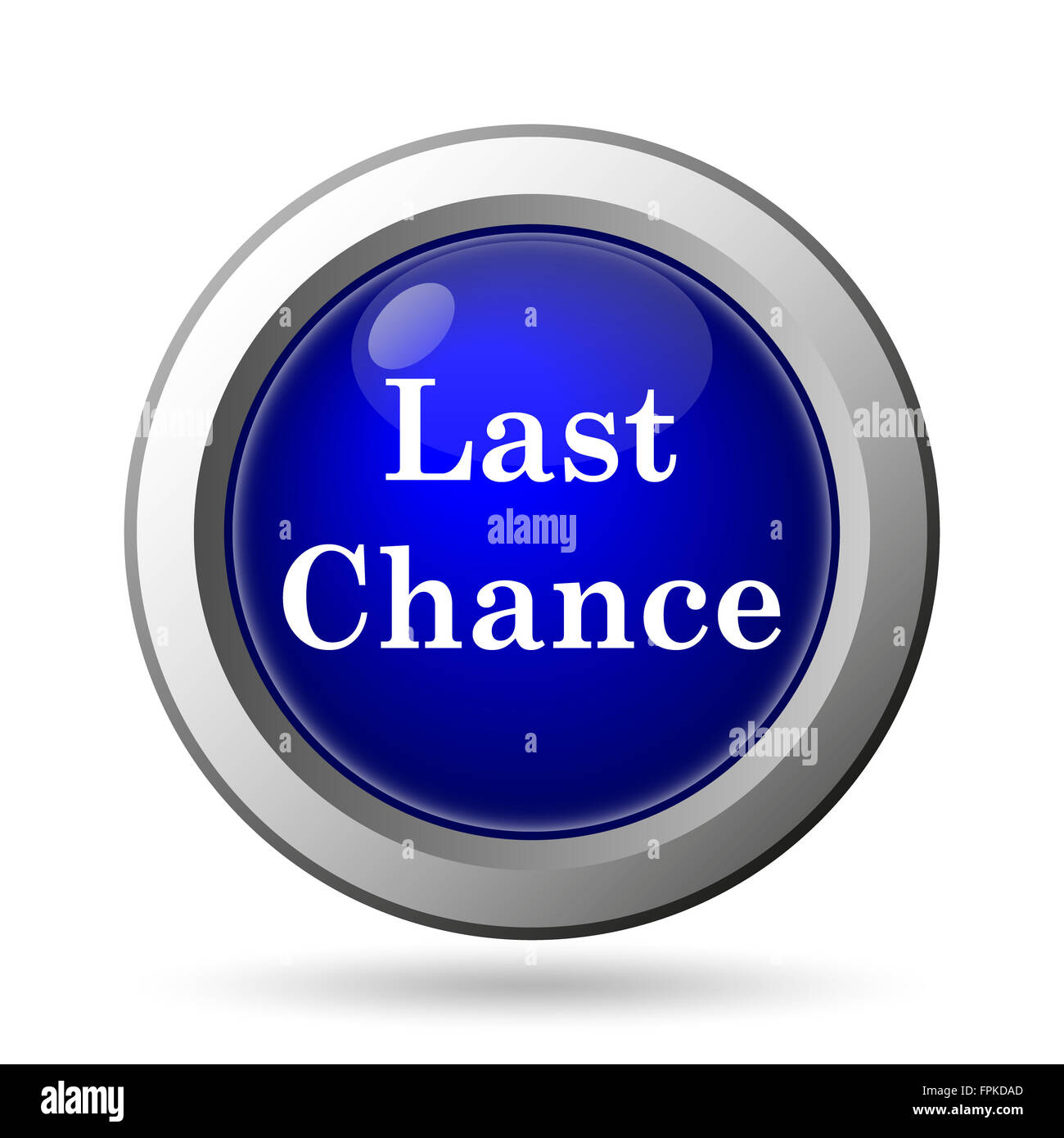 Last chance icon Stock Photo - Alamy