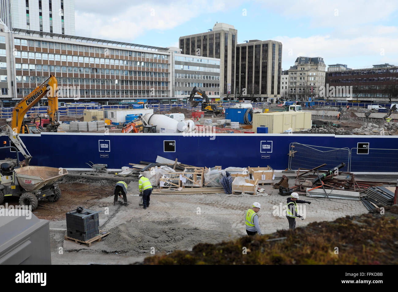 Regeneration of central square cardiff hi-res stock photography and ...
