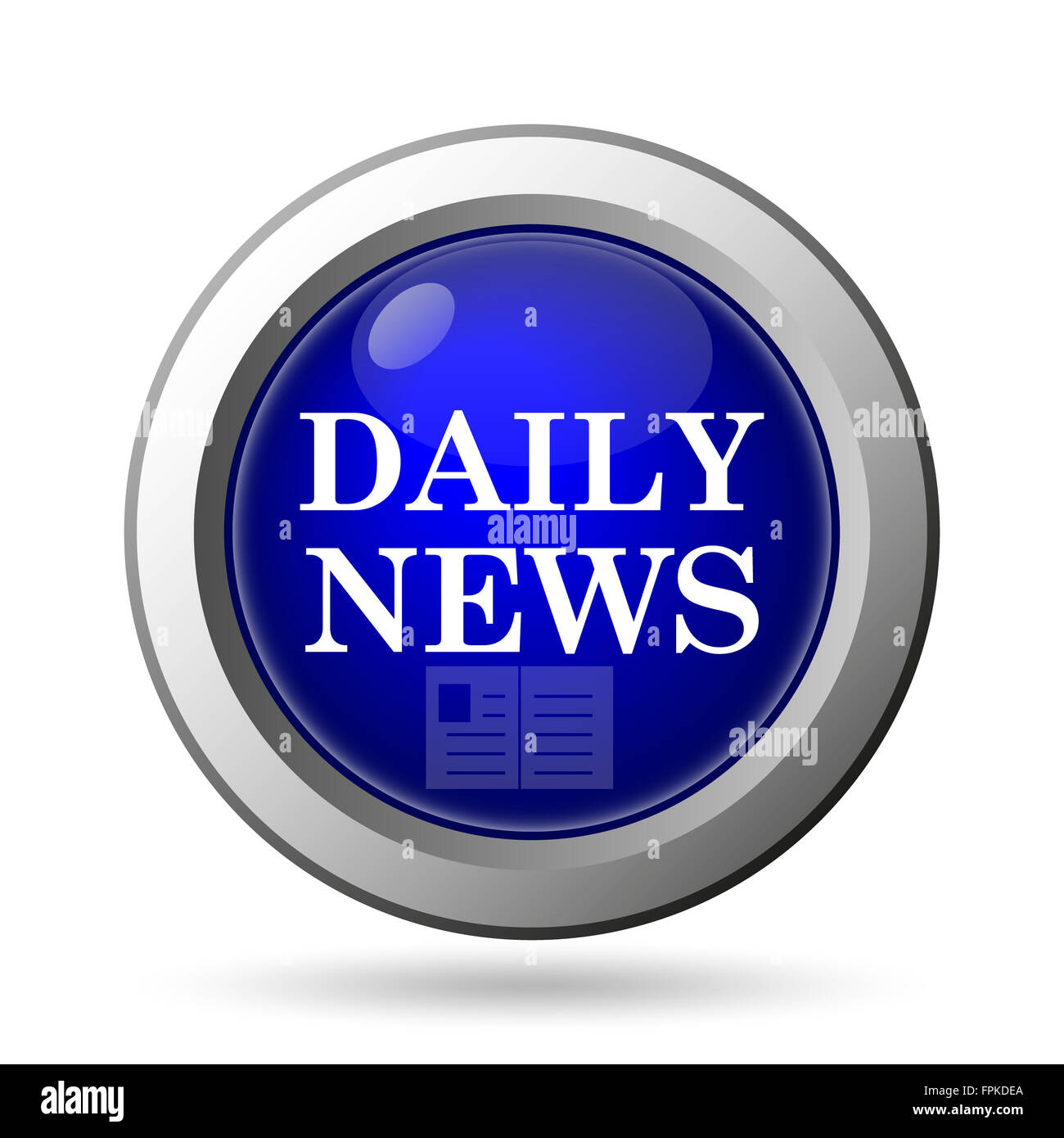 Daily news icon Stock Photo - Alamy