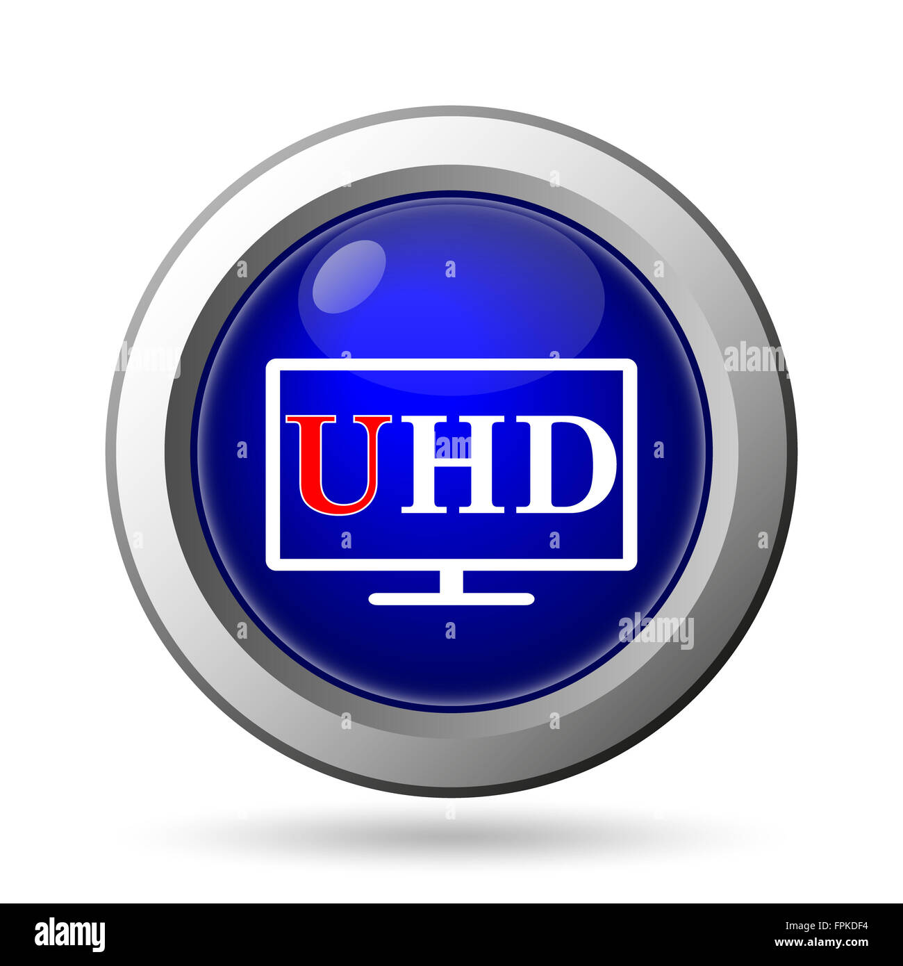 Ultra HD icon Stock Photo - Alamy