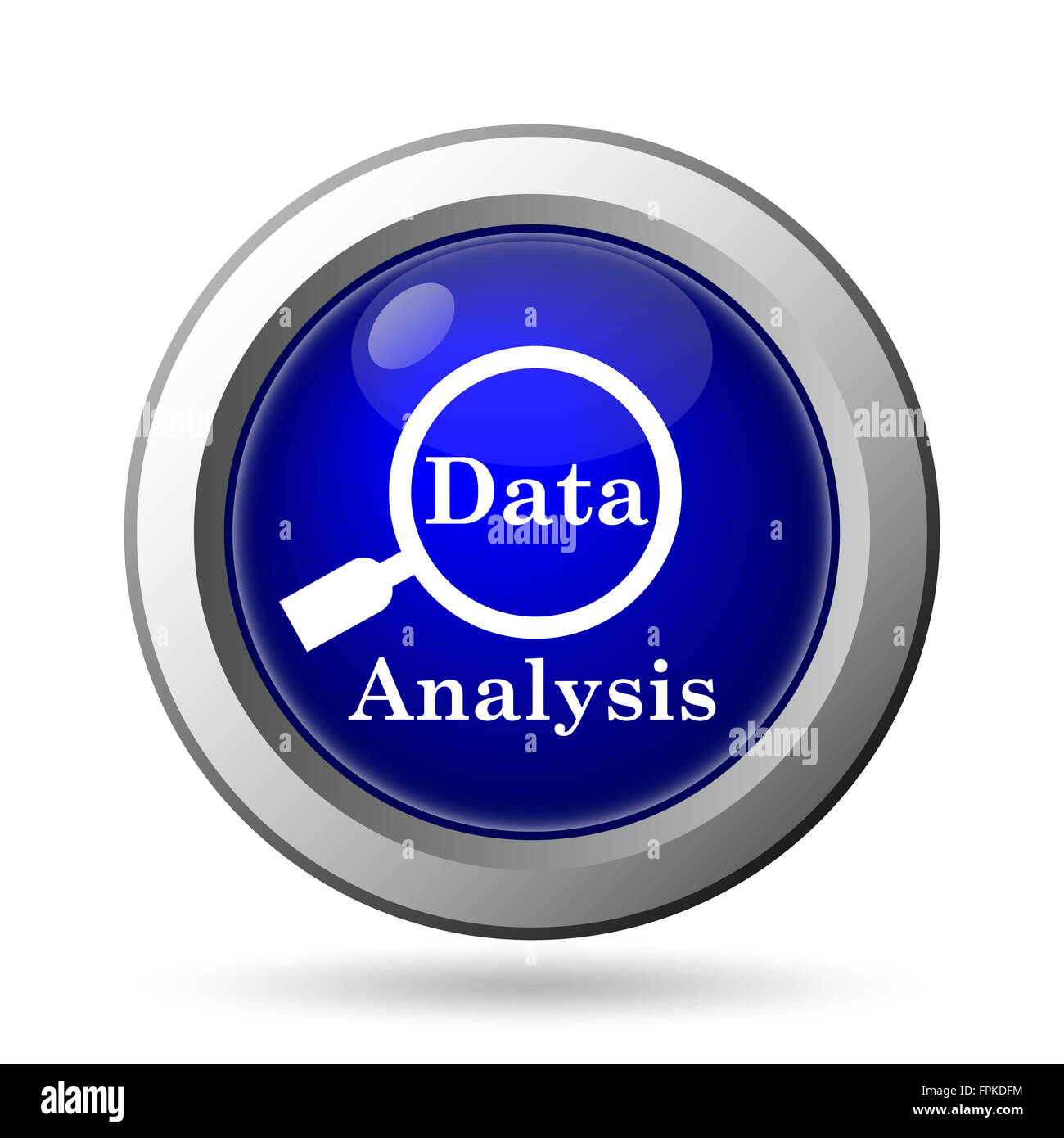Data analysis icon Stock Photo - Alamy