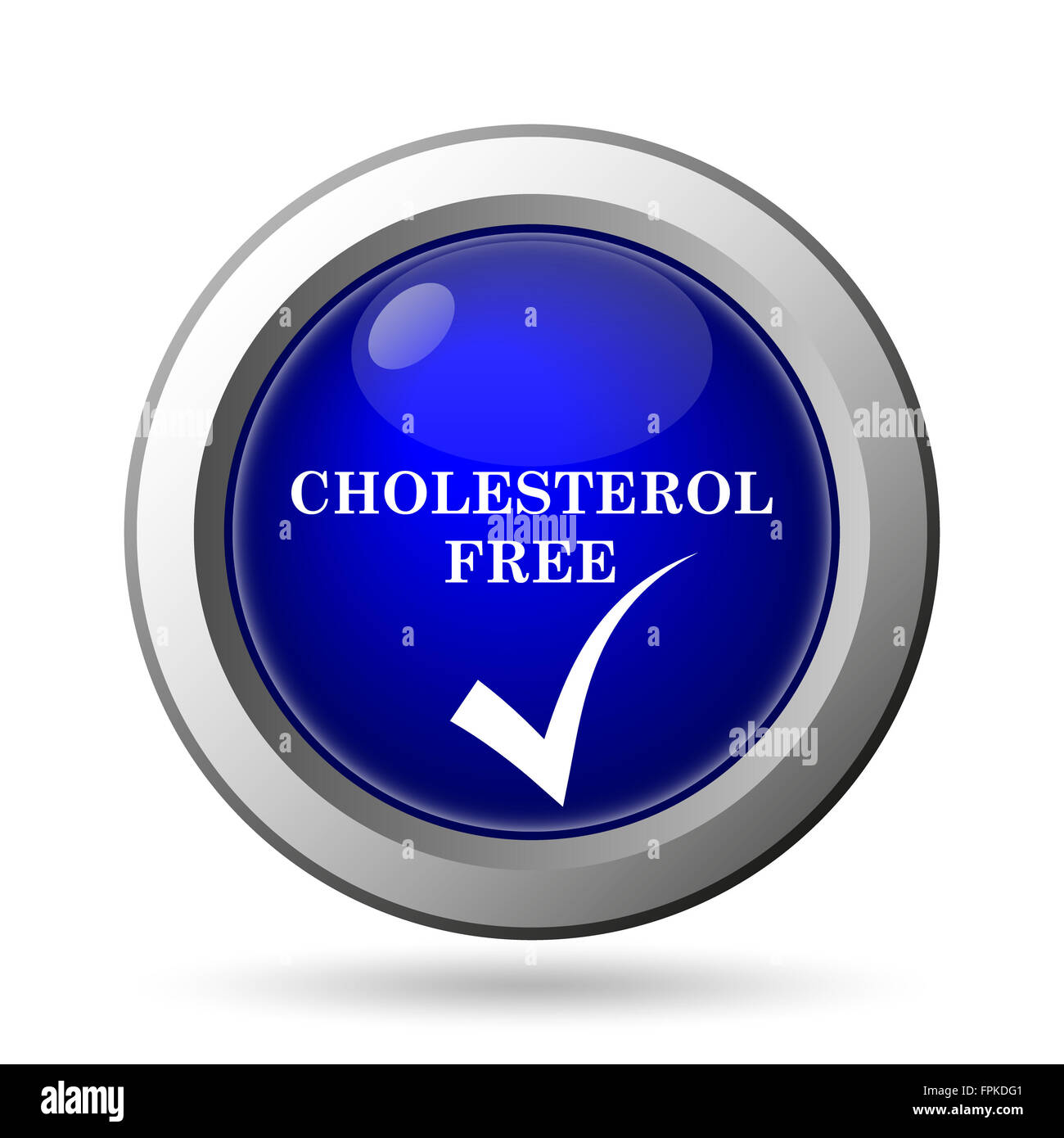 Cholesterol free icon Stock Photo - Alamy