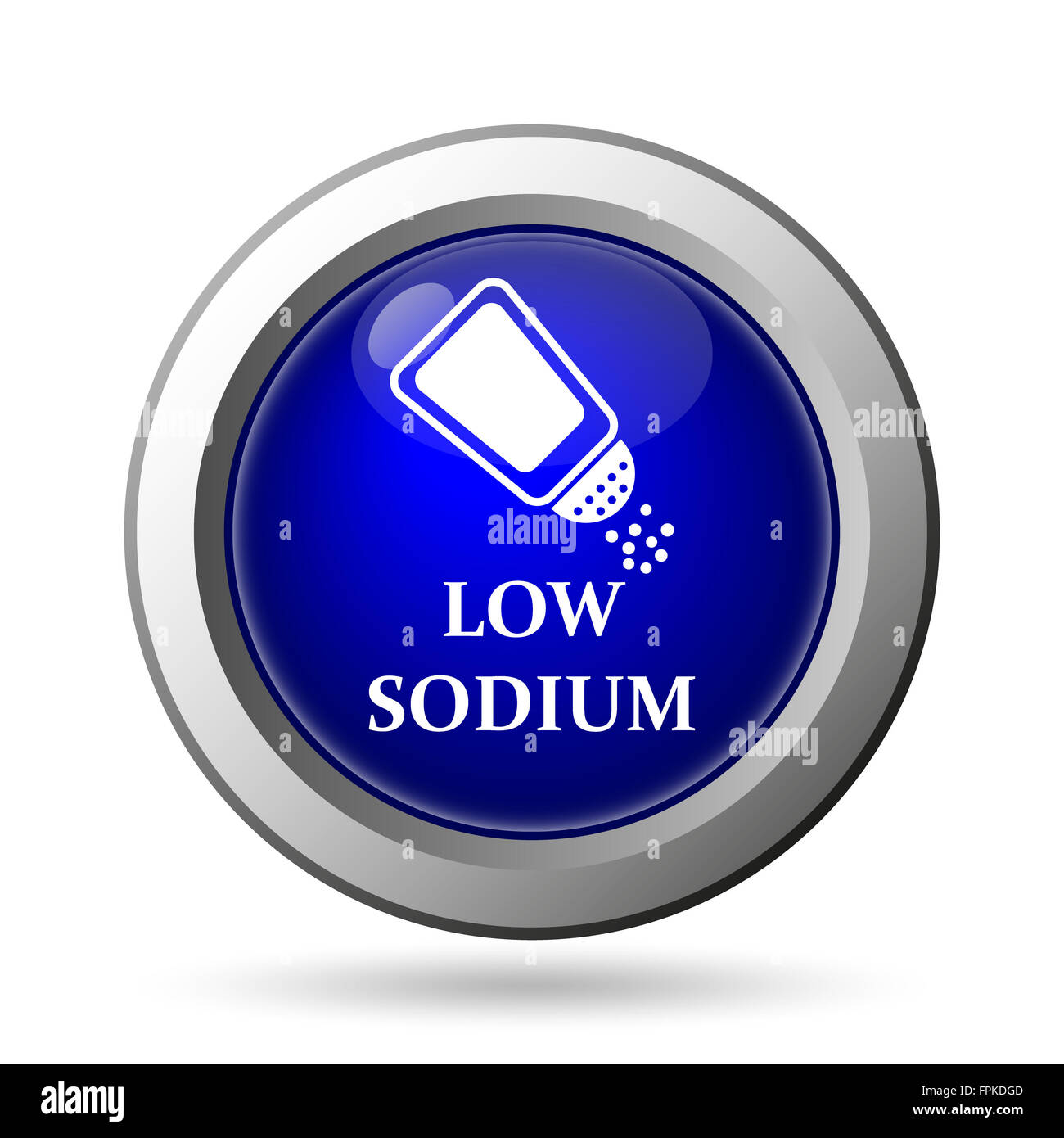 Low sodium icon Stock Photo - Alamy