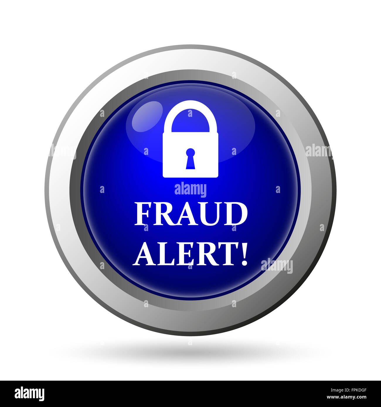 Fraud alert icon Stock Photo - Alamy