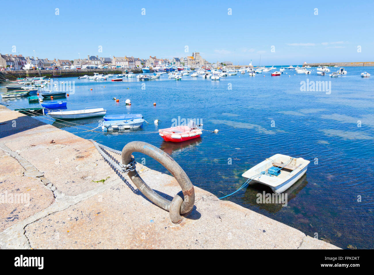 Harbour of Barfleur Stock Photo - Alamy