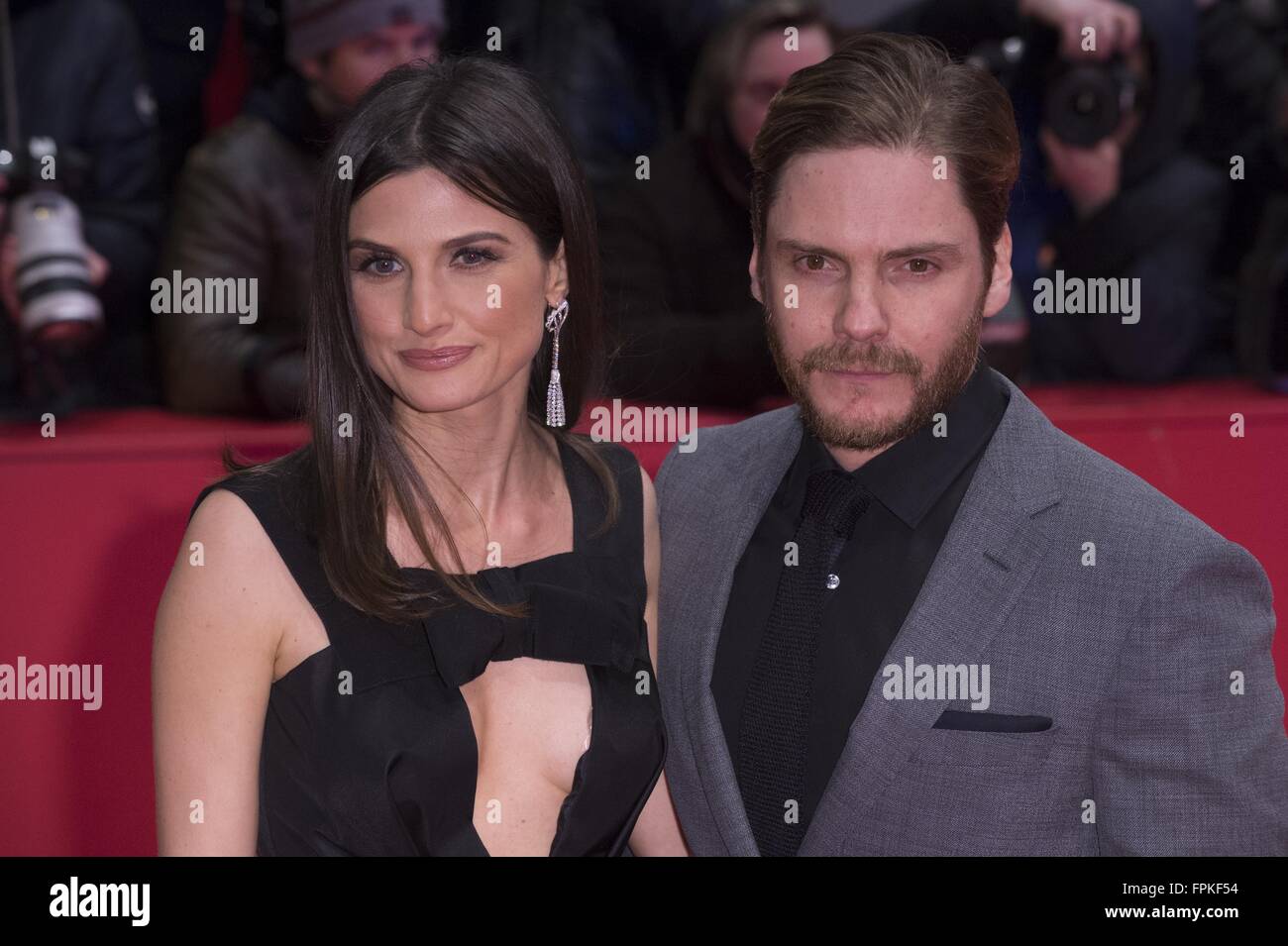 Celebrities attends a premiere for "Alone in Berlin" at the Berlinale ...