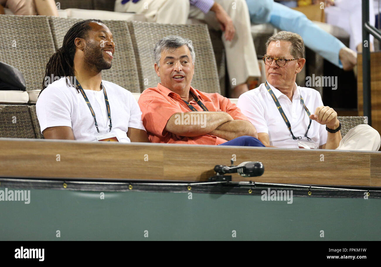 Indian Wells, California, USA. 18th Mar, 2016. Larry Fitzgerald of the ...