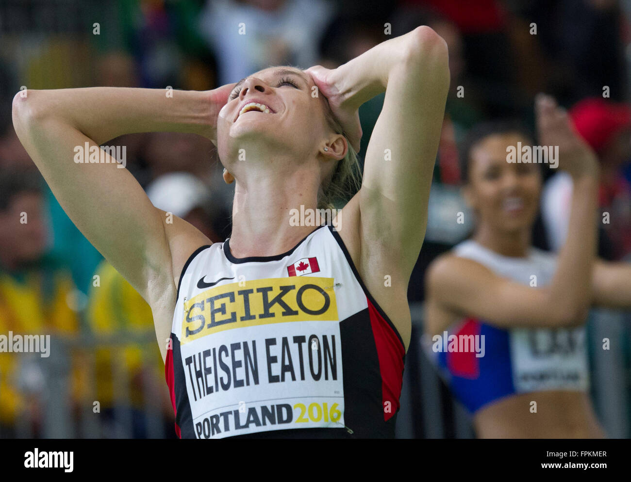 Portland, USA. 18th Mar, 2016. Brianne Theisen Eaton of Canada ...