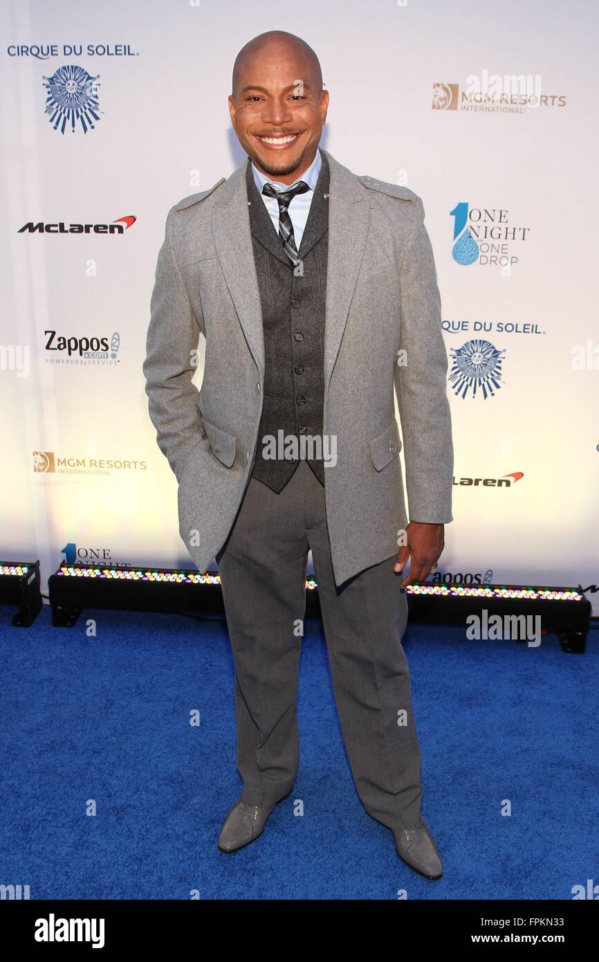 Las Vegas, NV, USA. 18th Mar, 2016. Travis Payne at arrivals for Cirque ...