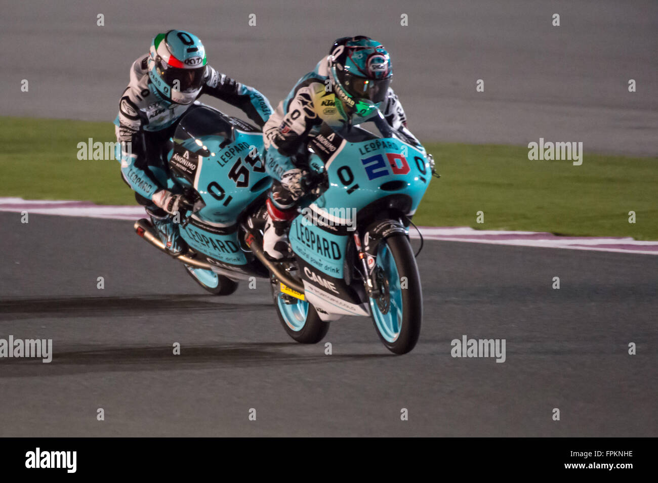 Losail International Circuit, Qatar 18th March 2016. Leopard Racing ...