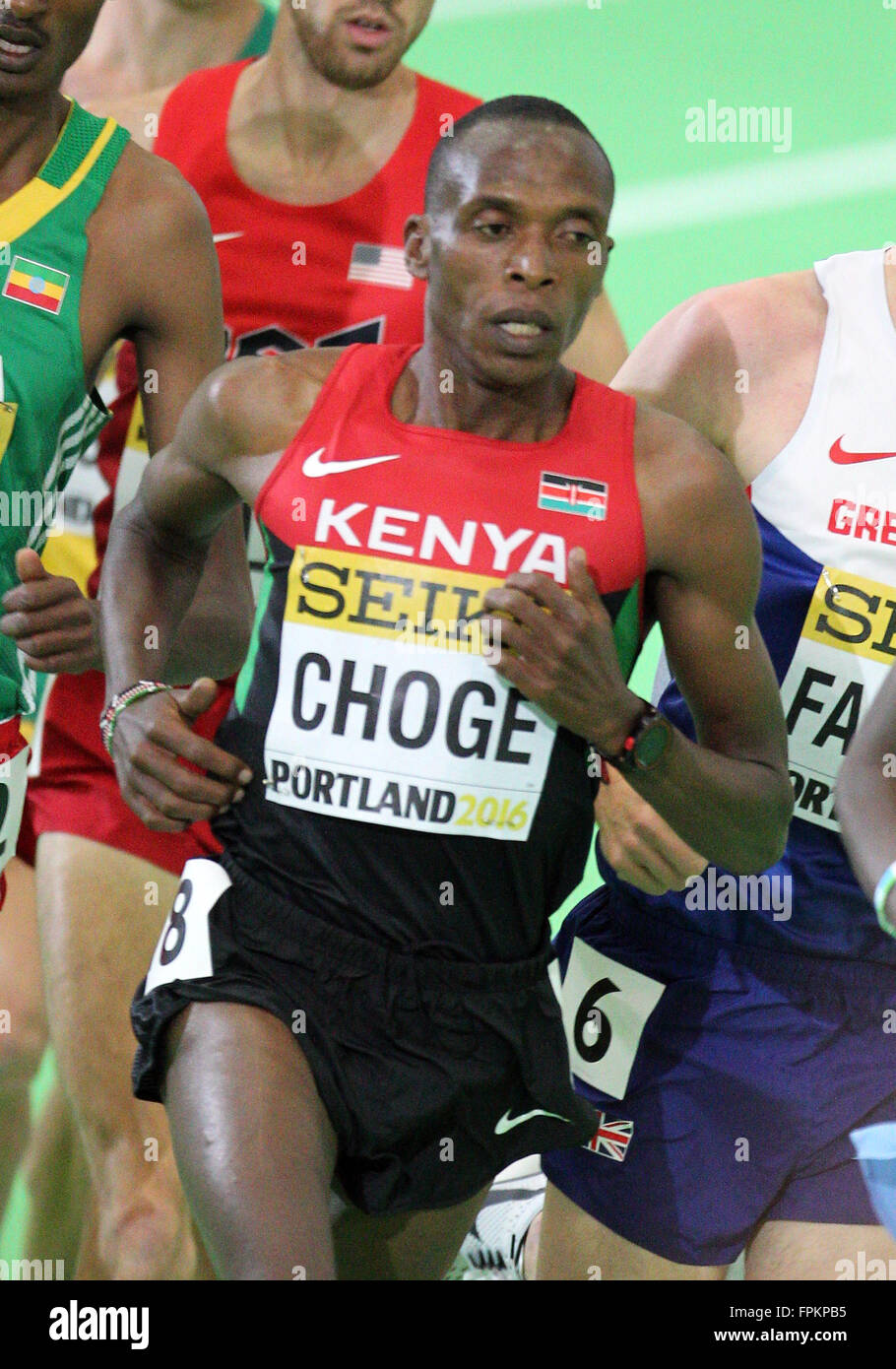 March 18, 2016: Augustine Kiprono Choge of Kenya competes in the Men's ...