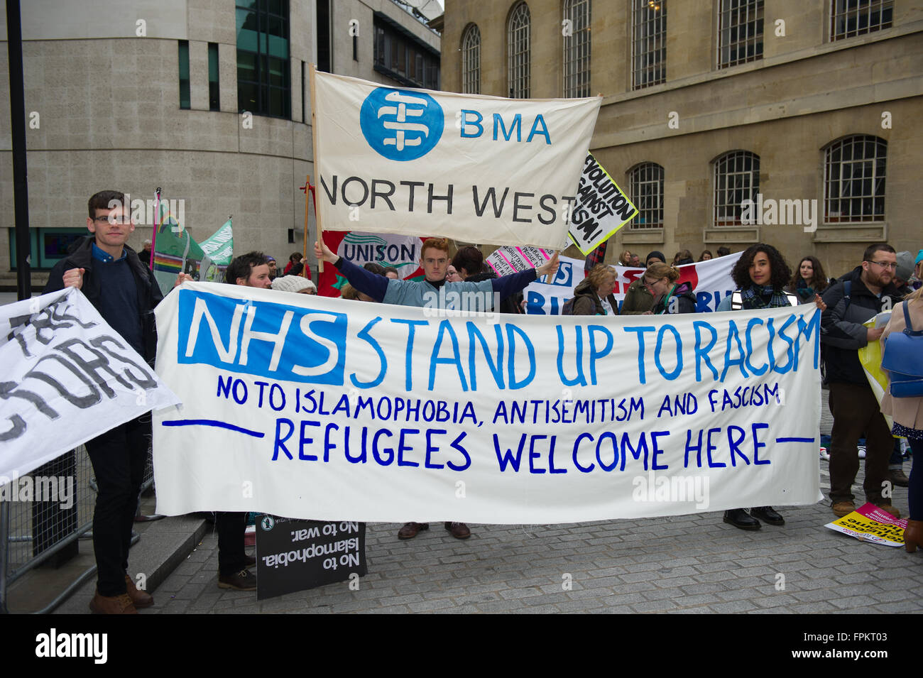 Stand Up to Racism National Demonstration London 19th March 216 ...