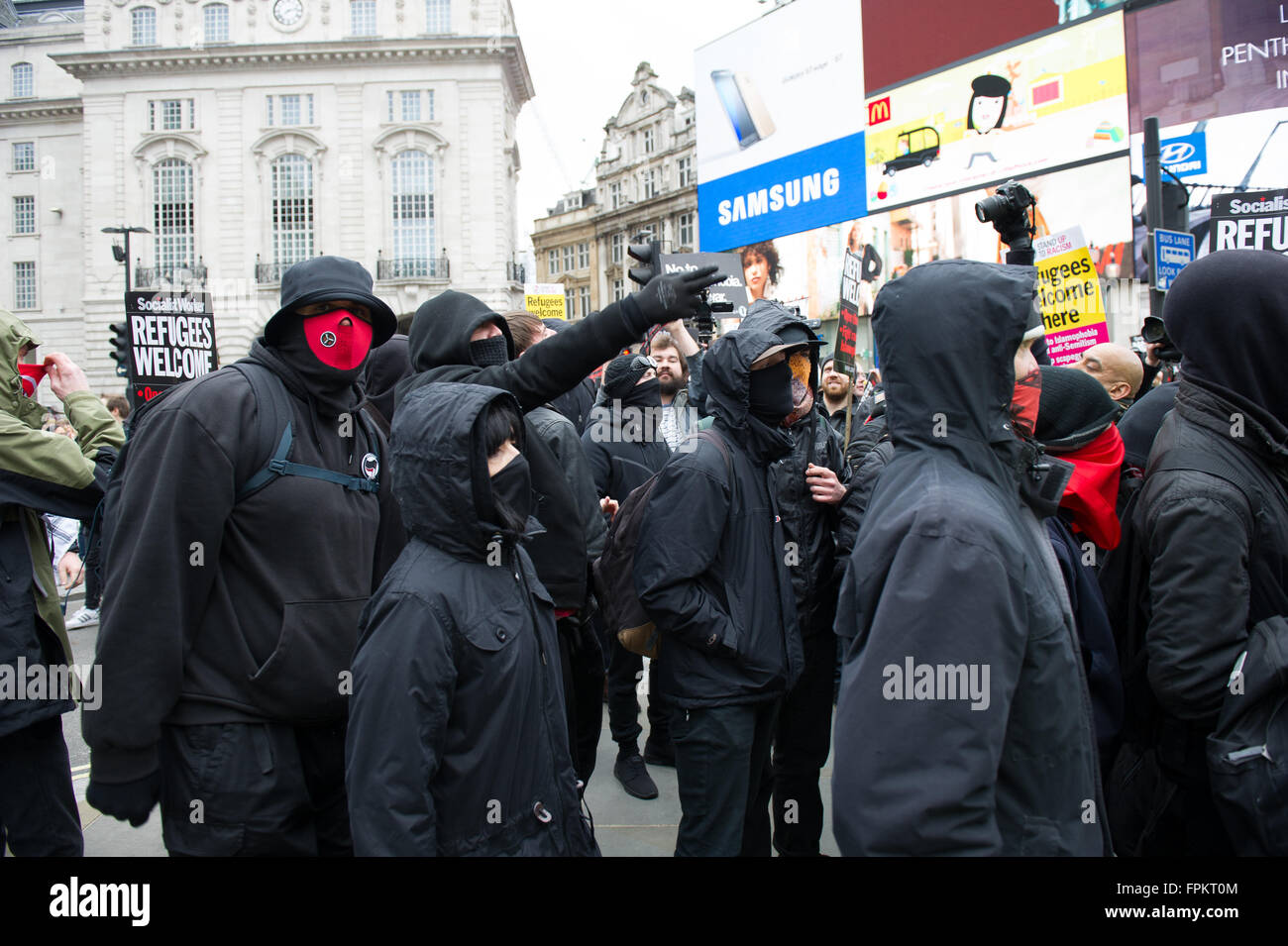 London, UK. 19th March, 2016. Stand Up to Racism National Demonstration ...