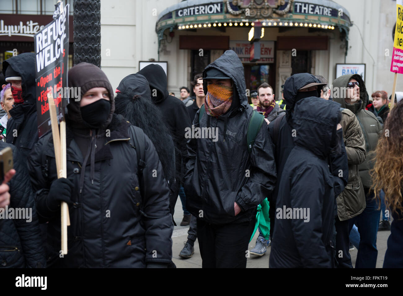 London, UK. 19th March, 2016. Stand Up to Racism National Demonstration ...
