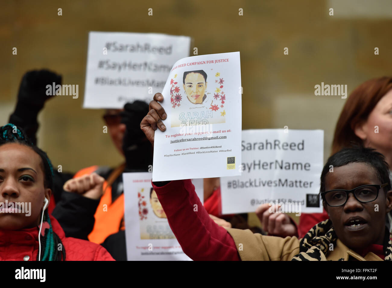 London, UK. 19th March, 2016. Stand Up to Racism National Demonstration ...