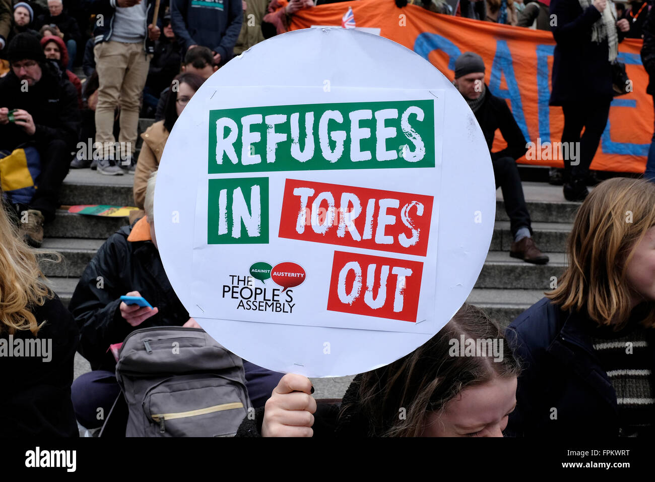 Get the tories out sign hi-res stock photography and images - Alamy