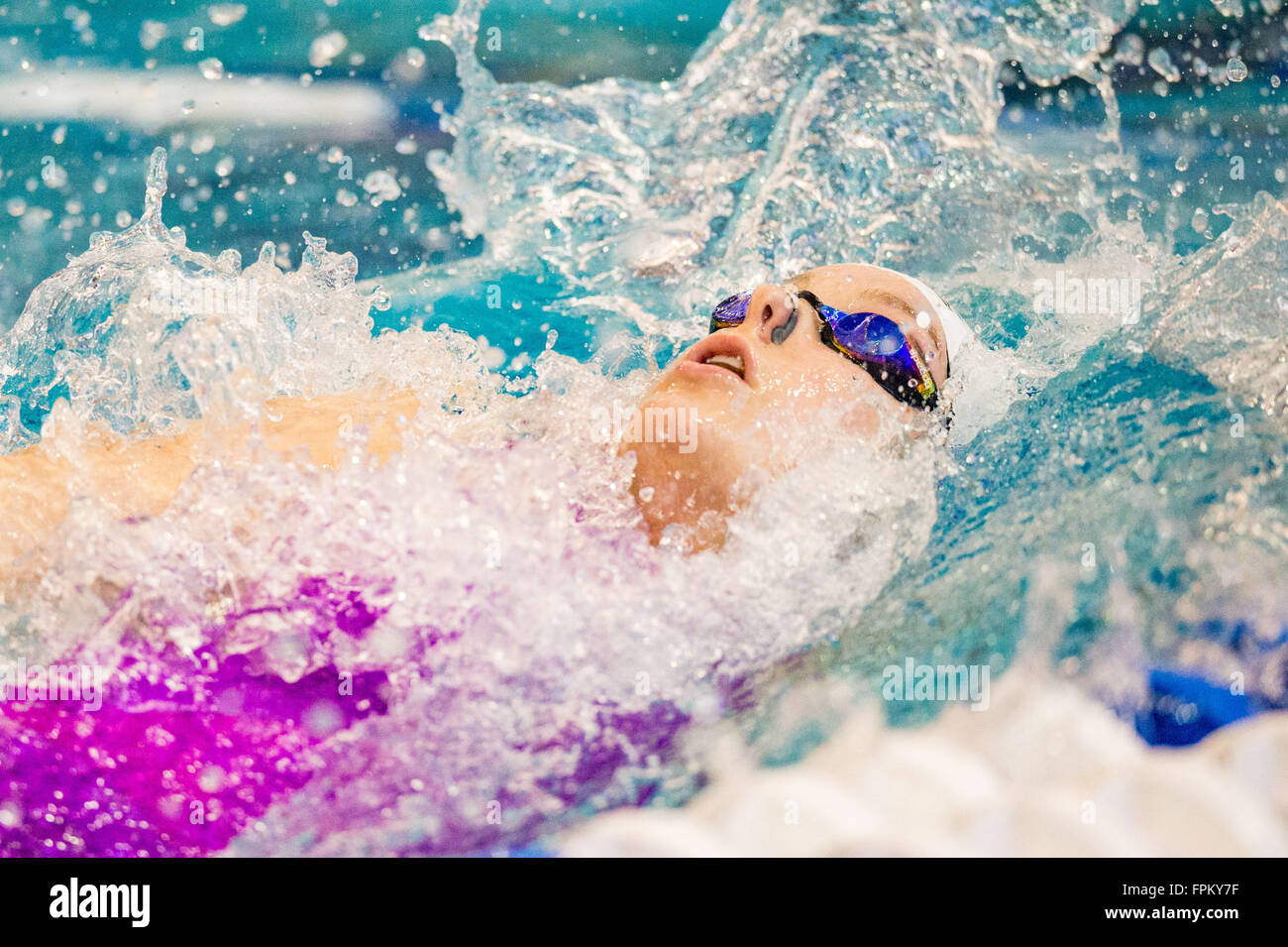 UNC swimmer Helen Moffitt during the NCAA Women's Swimming and Diving ...