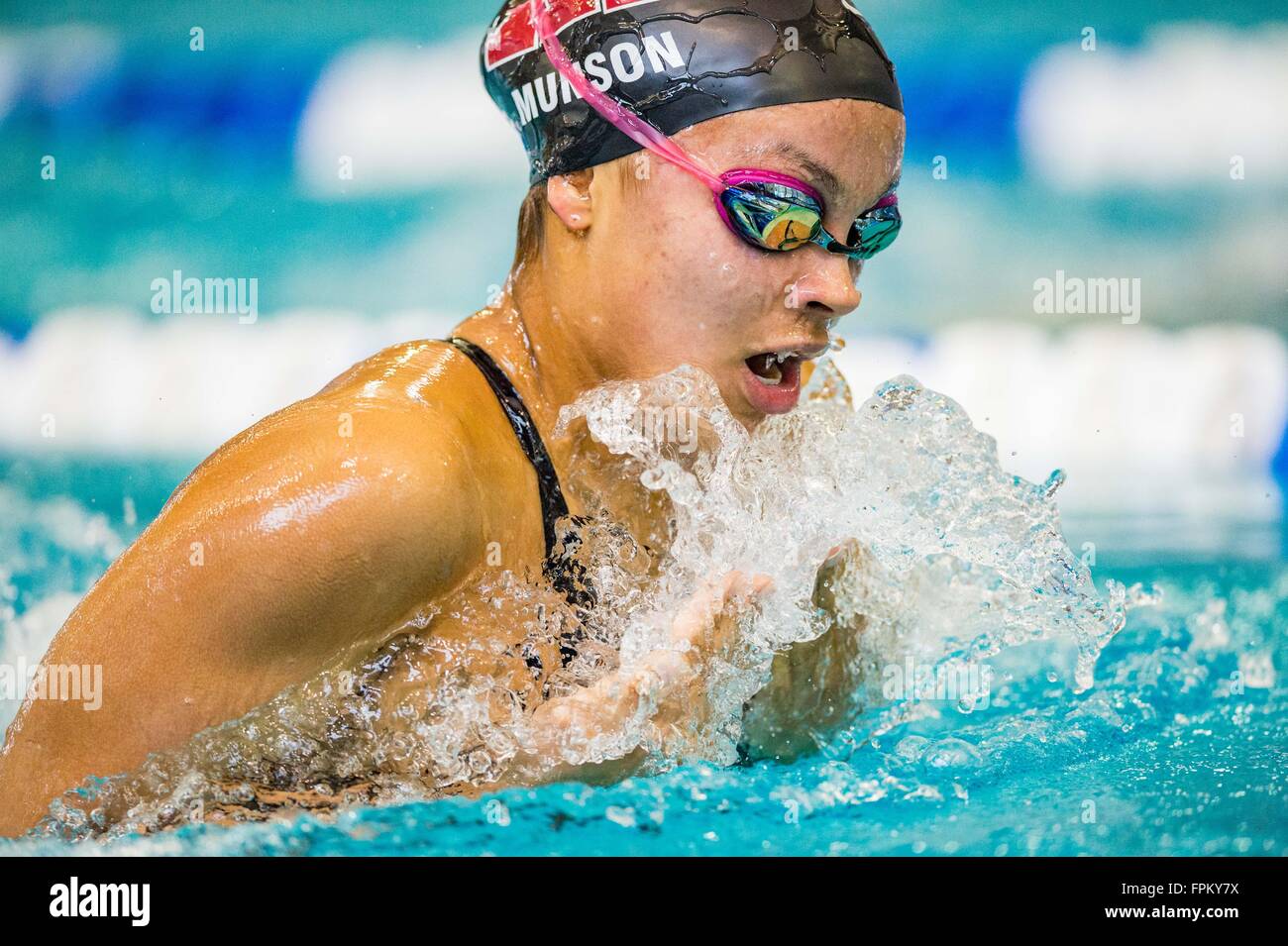 Minnesota swimmer Rachel Munson during the NCAA Women's Swimming and ...