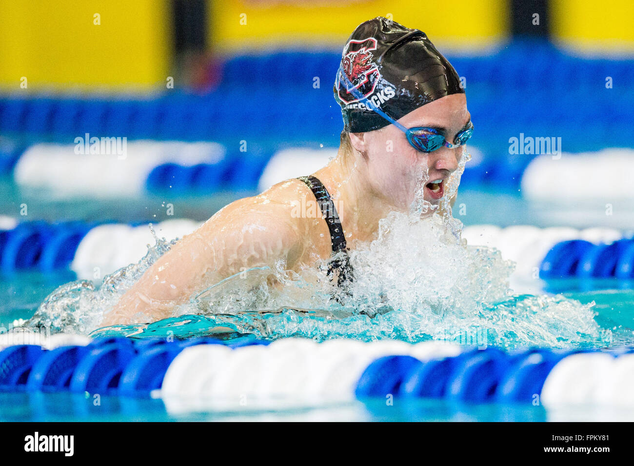 USC swimmer Emma Barksdale during the NCAA Women's Swimming and Diving ...