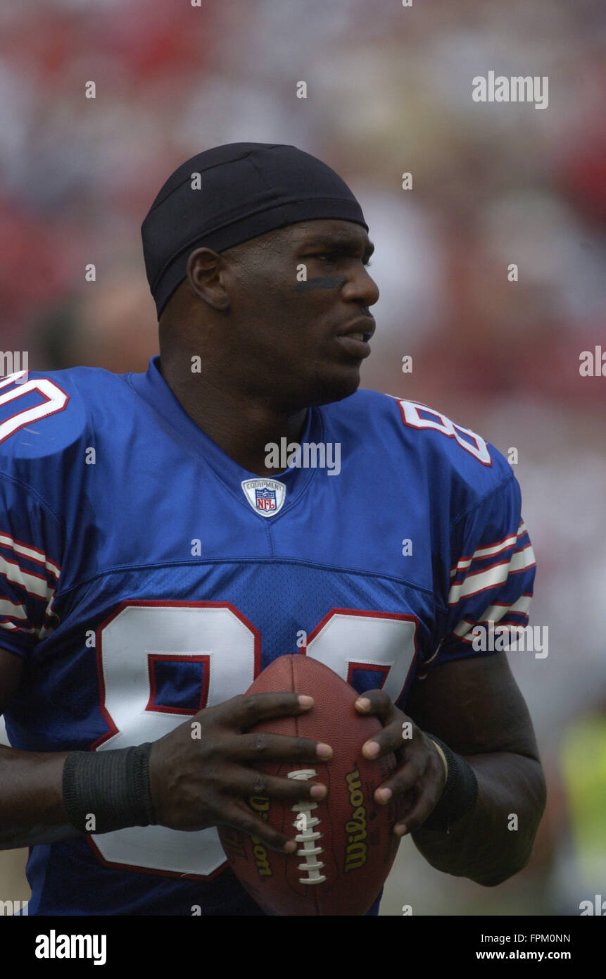Tampa, FL, USA. 18th Sep, 2005. Buffalo Bills Eric Moulds in action at ...