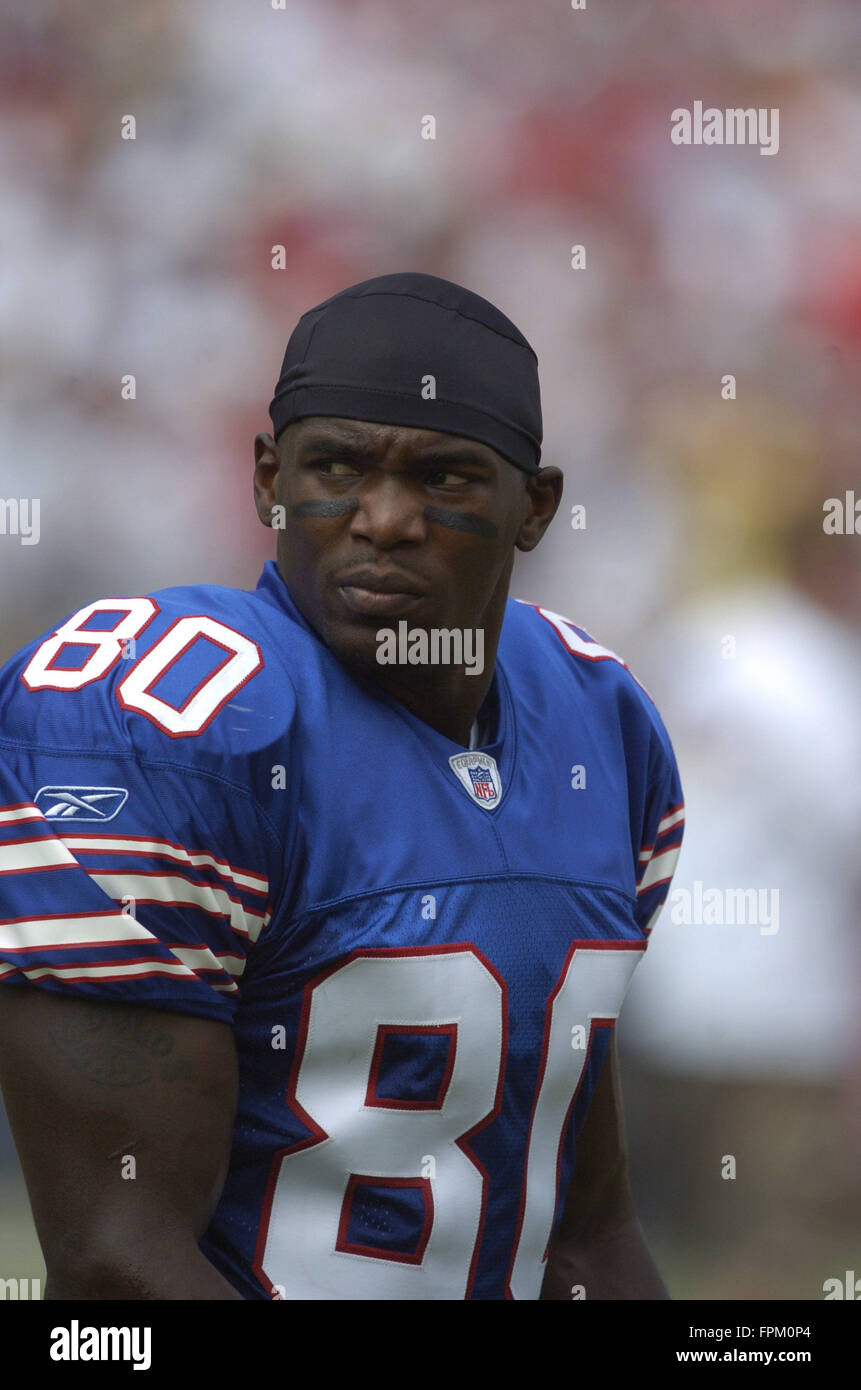 Tampa, FL, USA. 18th Sep, 2005. Buffalo Bills Eric Moulds in action at ...