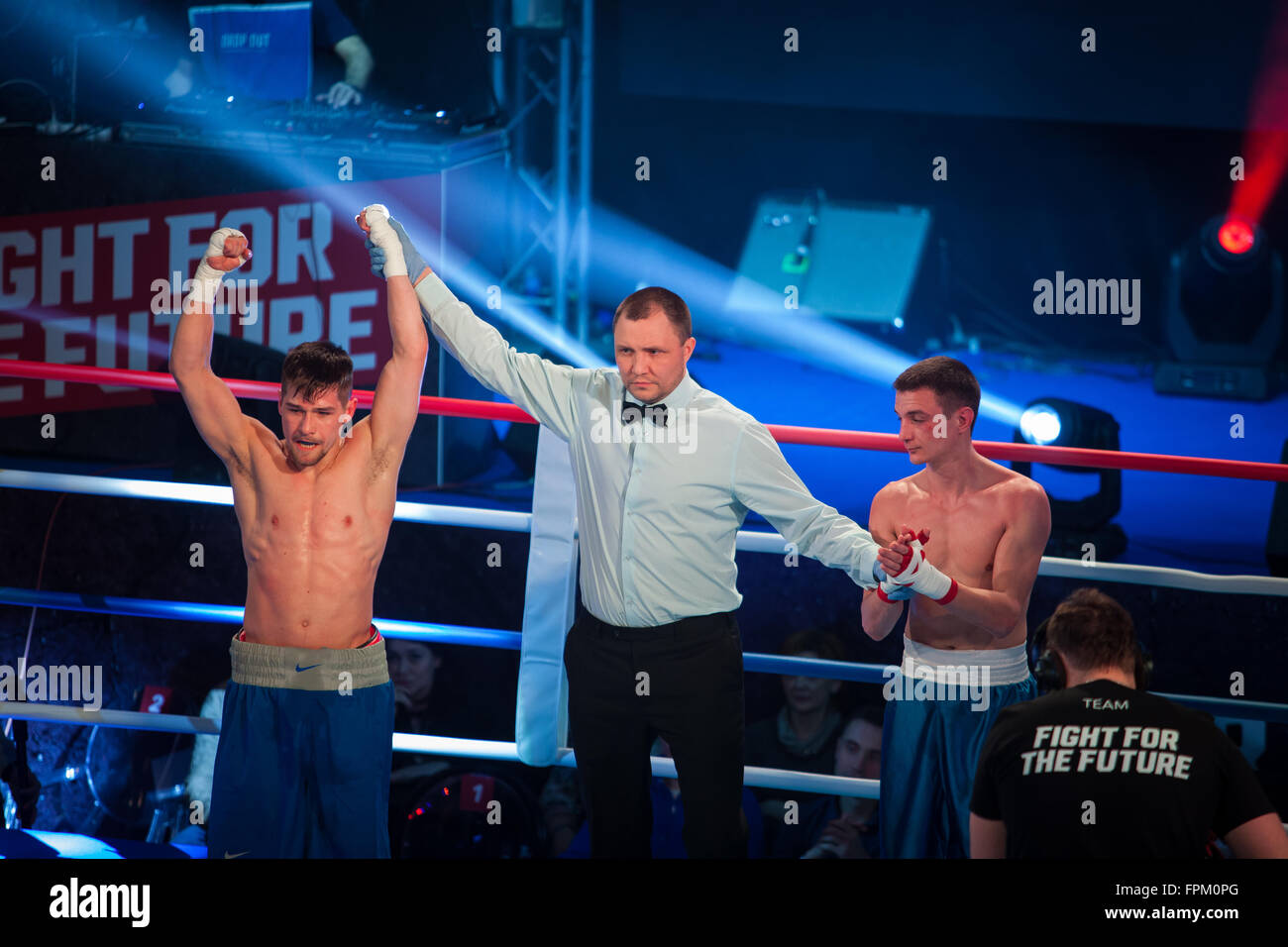 MOSCOW - 18 MARCH, 2016 : Professional boxing show Fight For The Future ...