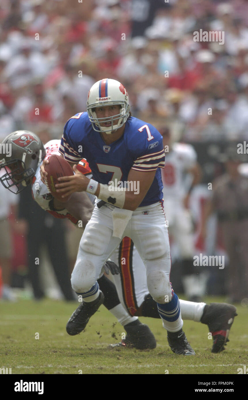 Tampa, FL, USA. 18th Sep, 2005. Buffalo Bills quarterback JP Losman in ...