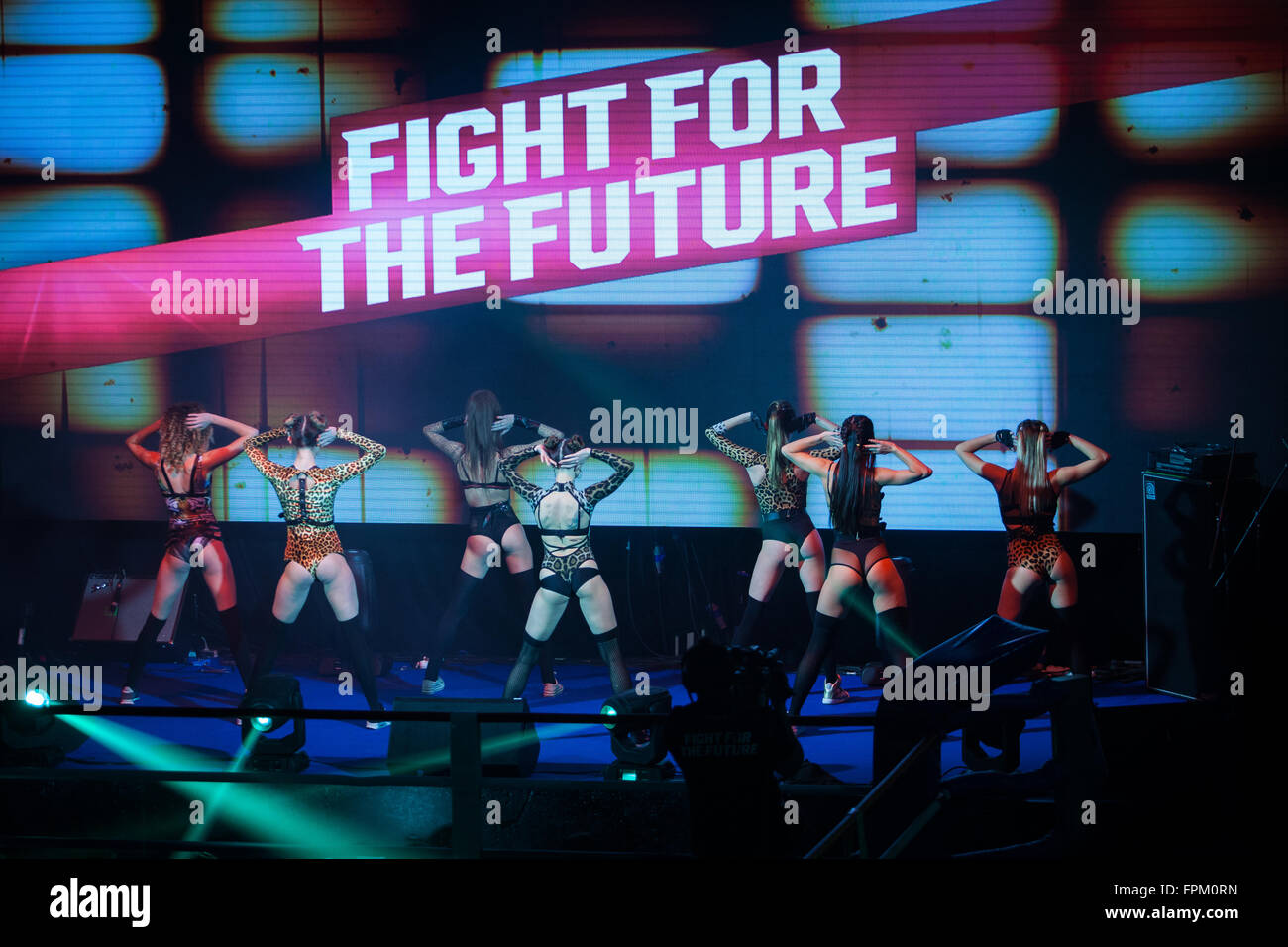 MOSCOW - 18 MARCH, 2016 : Professional boxing show Fight For The Future ...