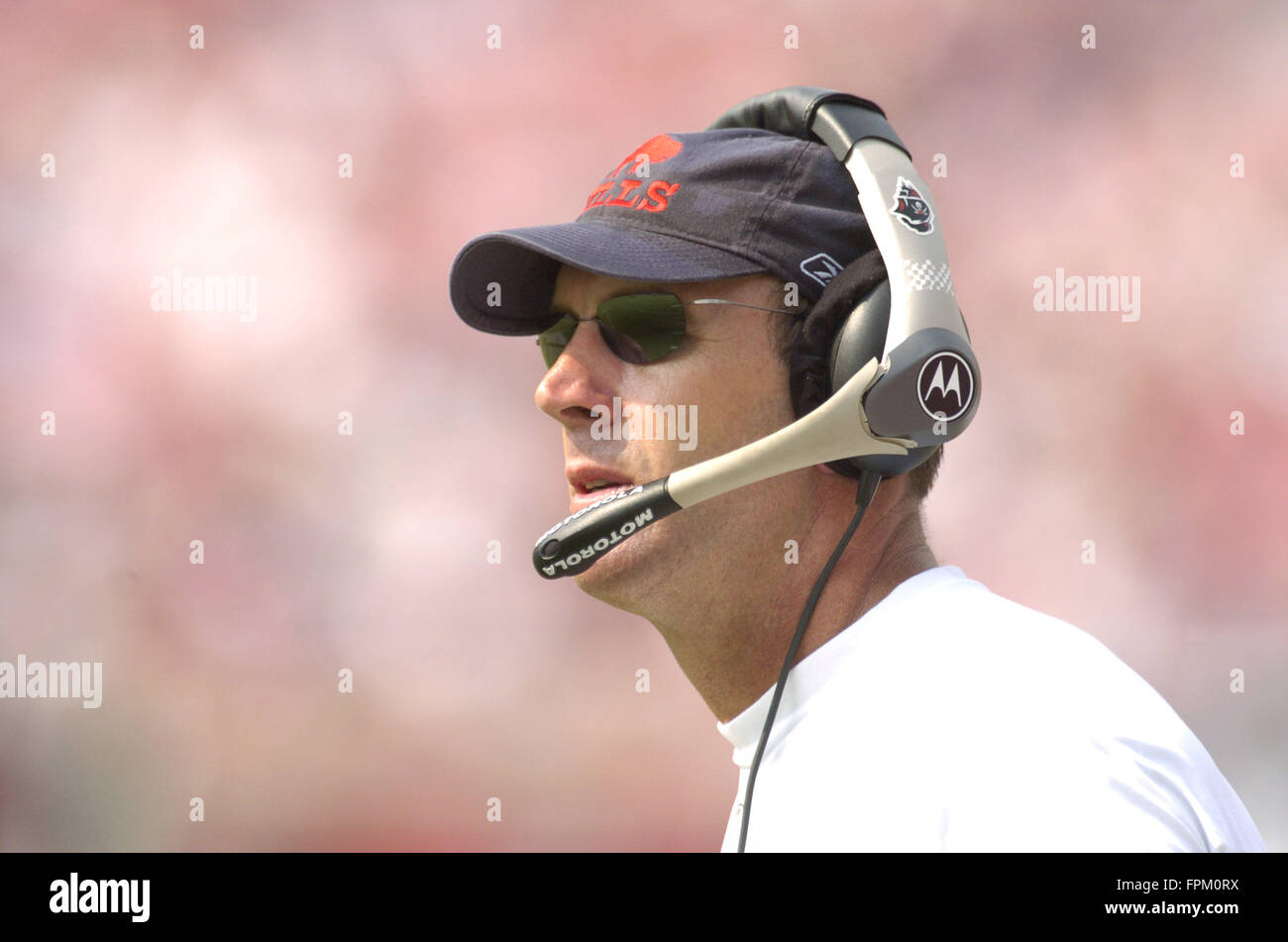 Tampa, FL, USA. 18th Sep, 2005. Buffalo Bills coach Mike Mularkey in ...