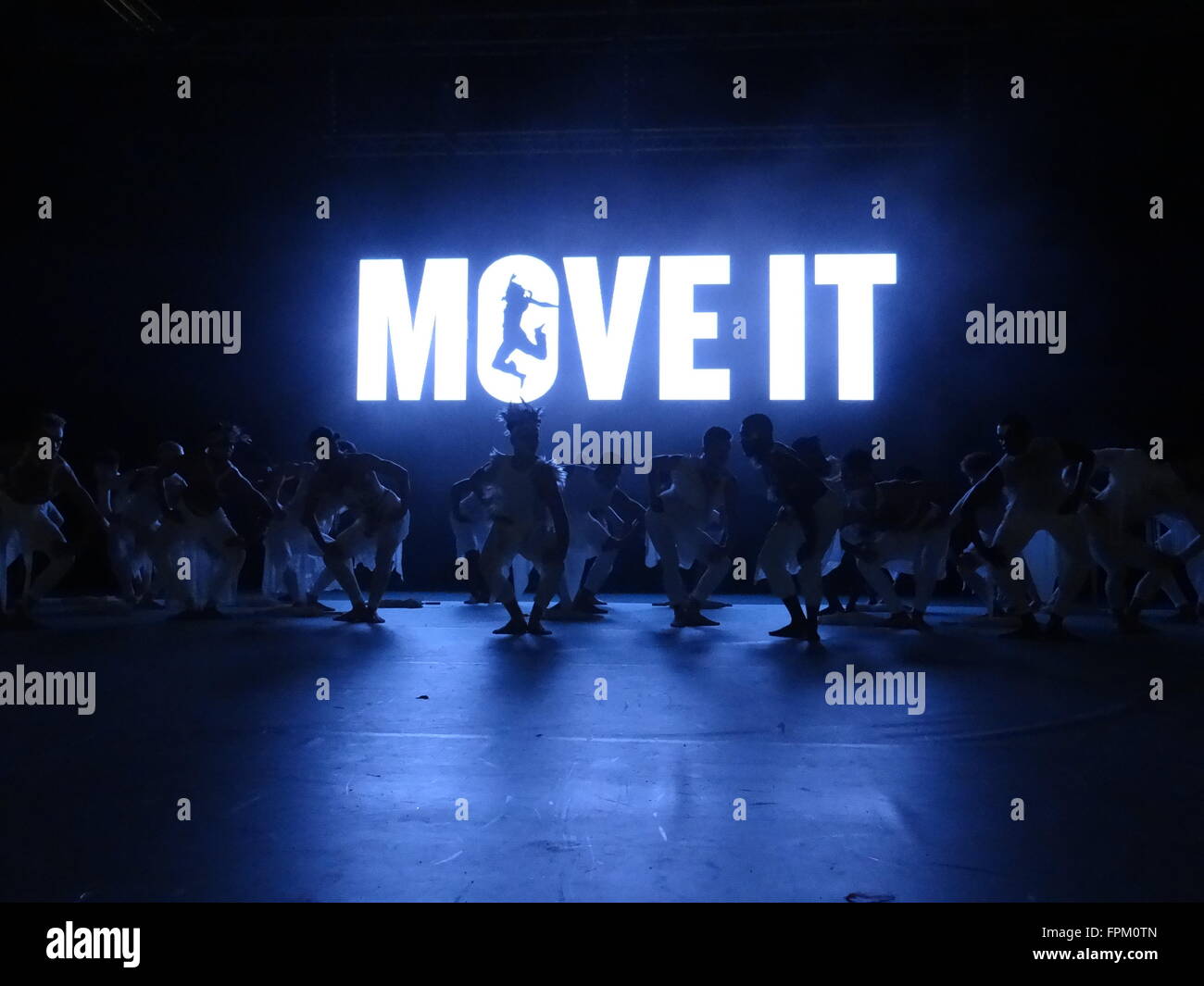 Urdang Academy at the main stage of MOVE IT 2016 Stock Photo - Alamy