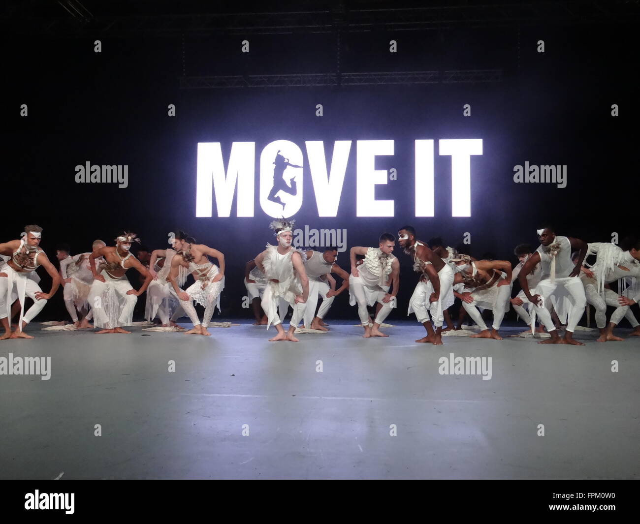 Urdang Academy at the main stage of MOVE IT 2016 Stock Photo - Alamy