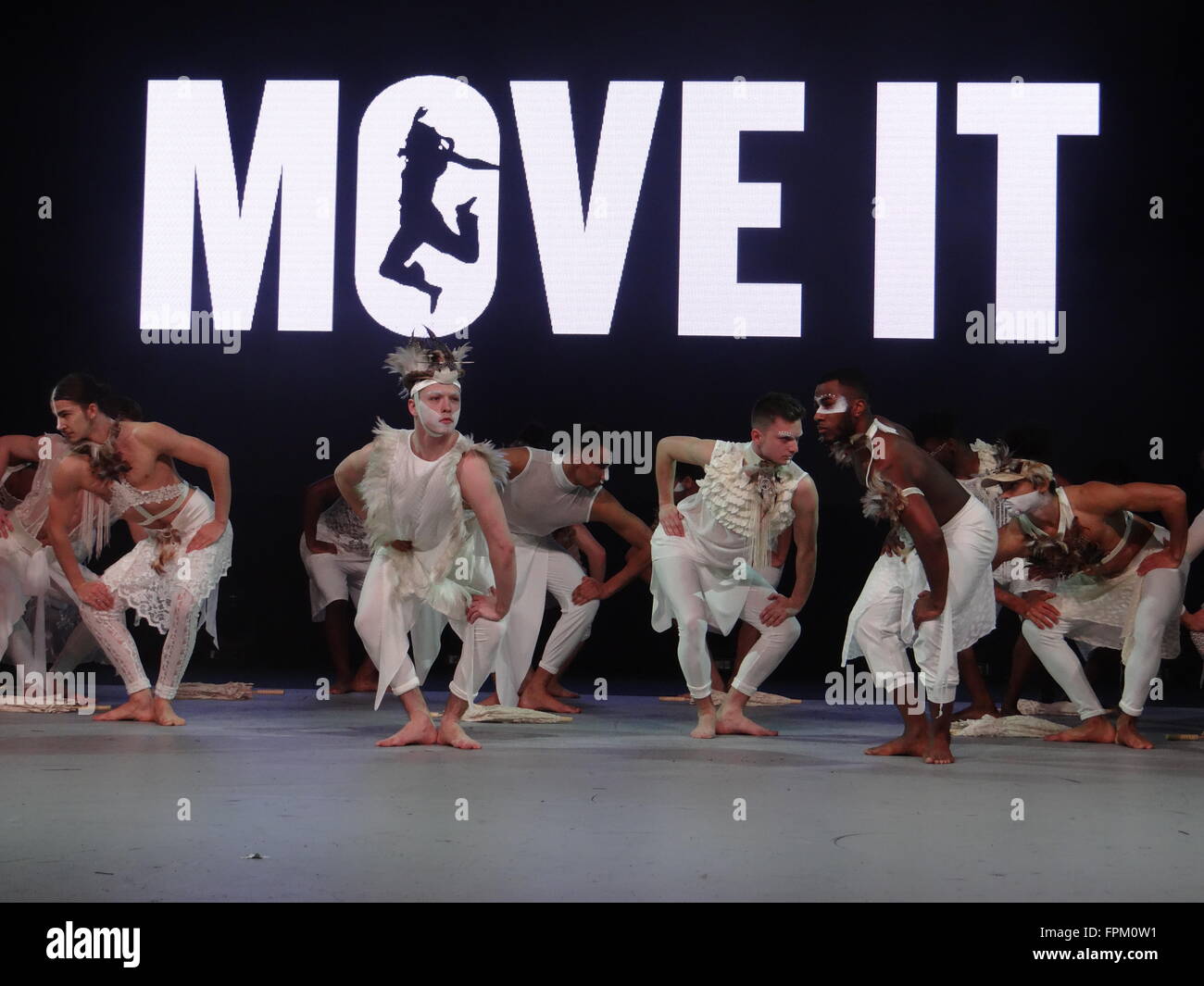 Urdang Academy at the main stage of MOVE IT 2016 Stock Photo - Alamy