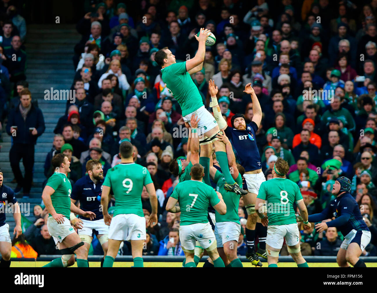 Aviva Stadium, Dublin, Ireland. 19th Mar, 2016. RBS Six Nations ...