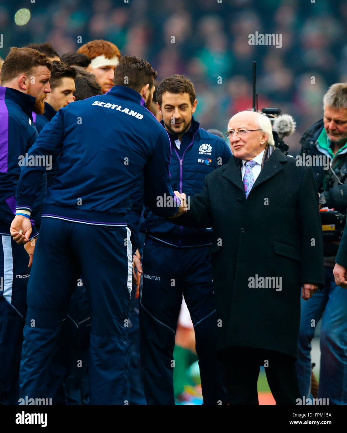 Aviva Stadium, Dublin, Ireland. 19th Mar, 2016. RBS Six Nations ...