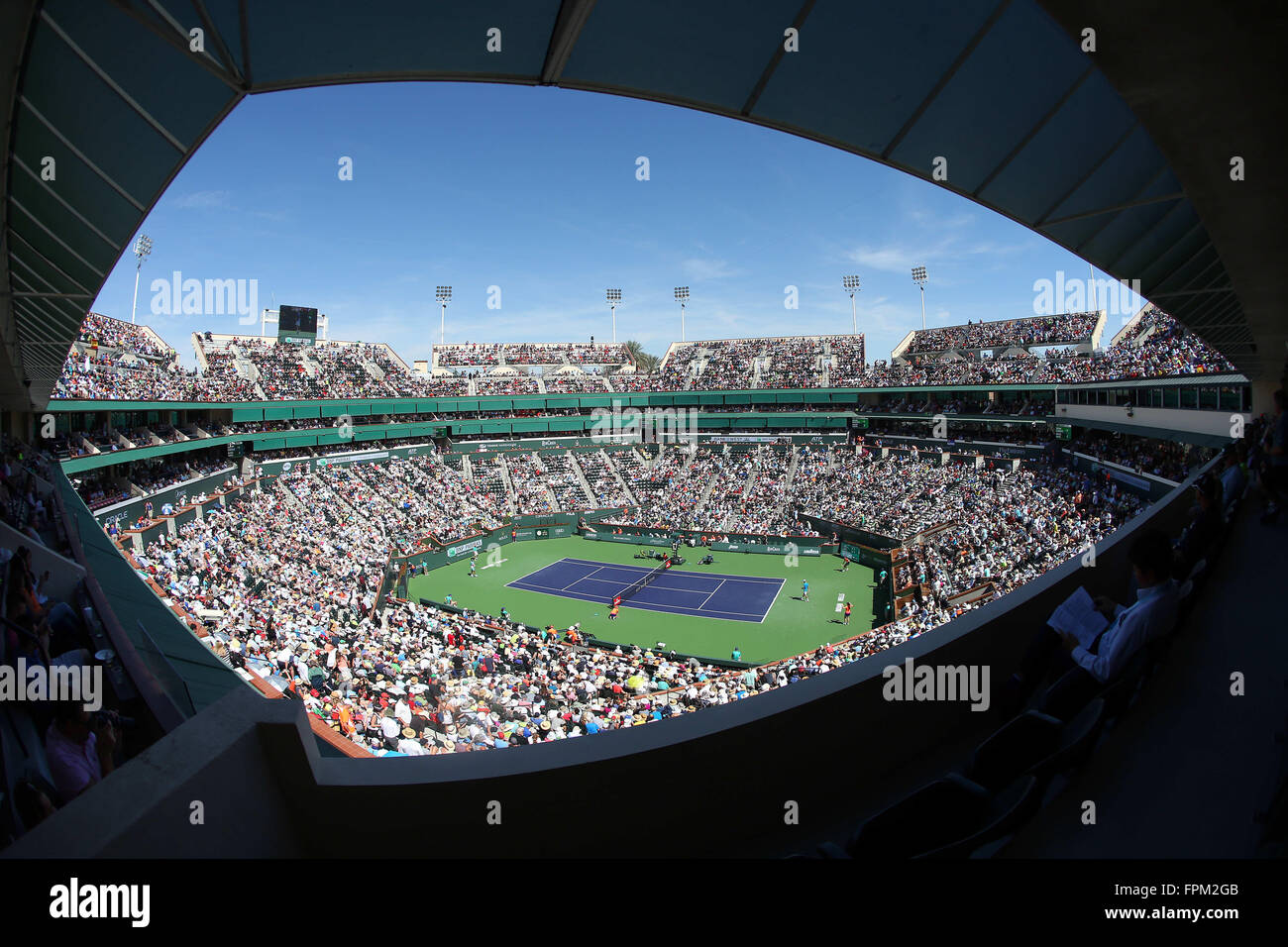 Indian Wells, California, USA. 19th Mar, 2016. General view of Stadium ...