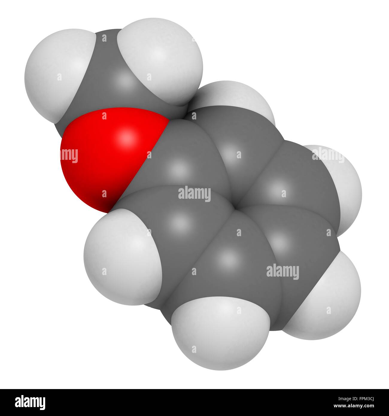 Anisole chemical molecule. Used in fragrances as chemical precursor ...