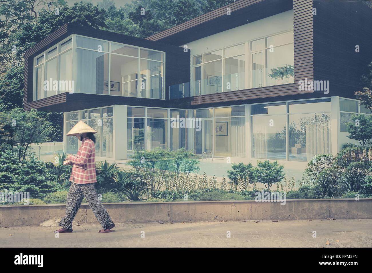 Poor vs rich house hi-res stock photography and images - Alamy