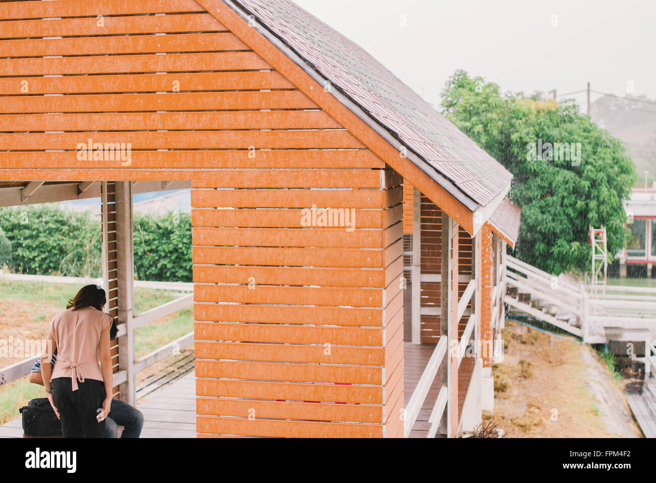 Rain on the roof, Blur background Stock Photo - Alamy