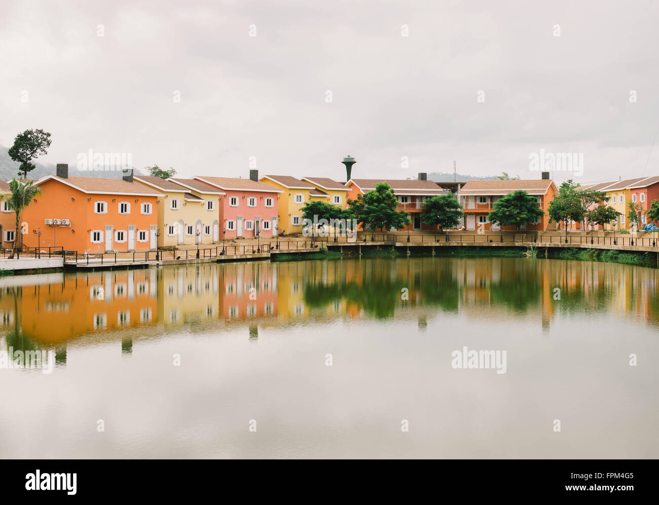 Beautiful colorful house Stock Photo - Alamy