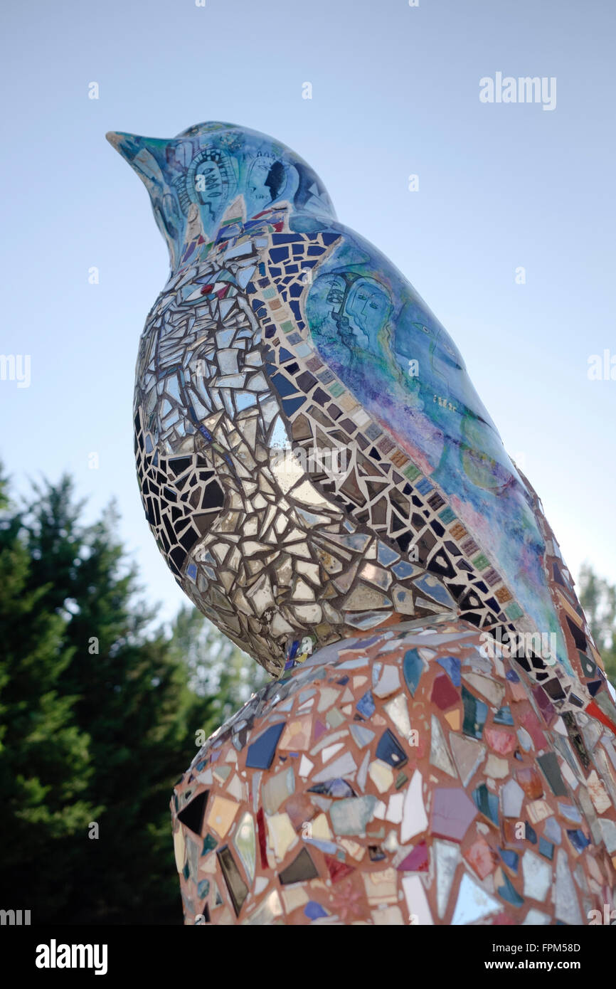 A bird sculpture outside the American Visionary Art Museum in Baltimore ...