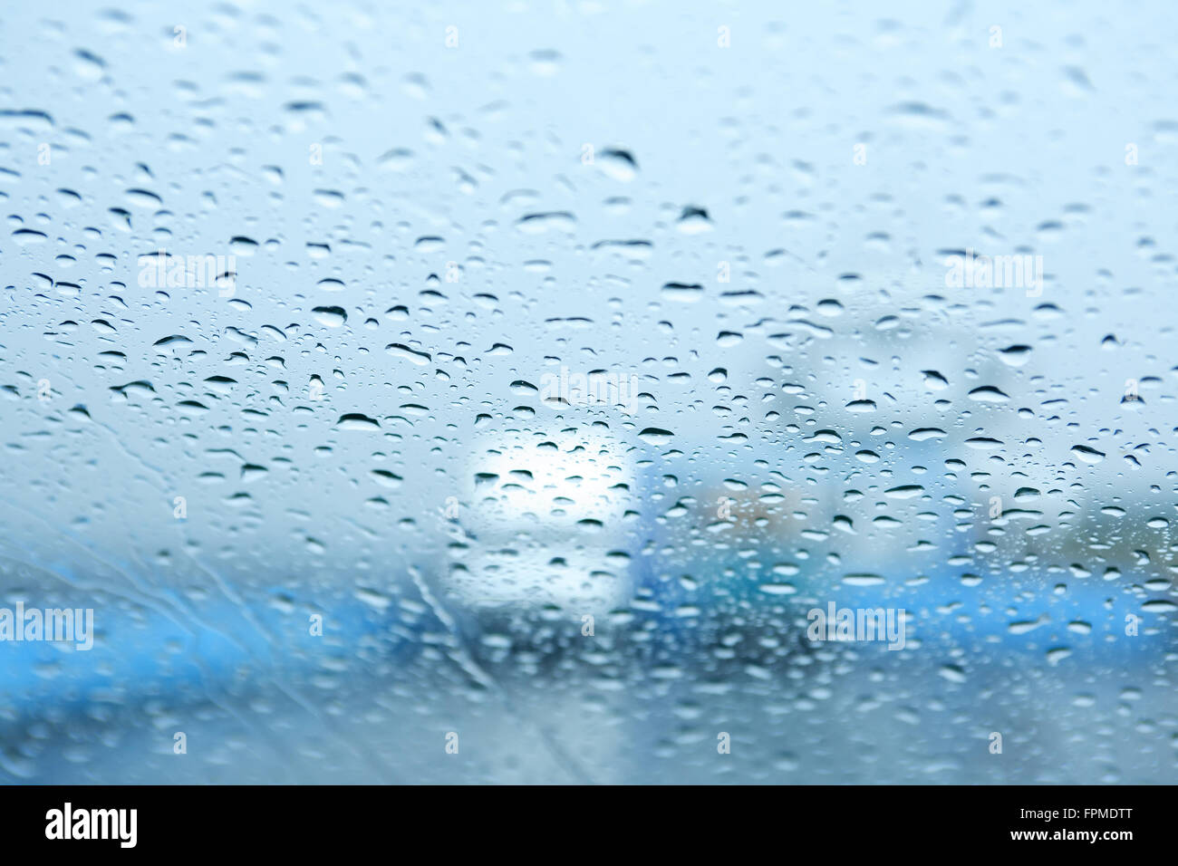 Autumn Rain. Background with raindrops on car window Stock Photo - Alamy