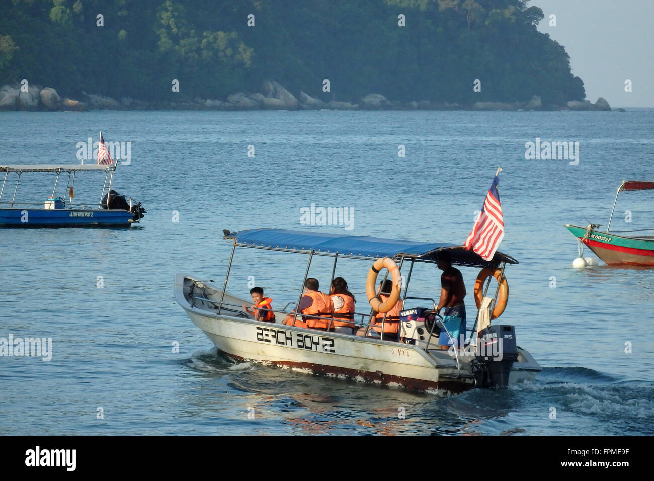 Boat trip, Pulau, Perak, Pangkor Island, Malaysia, Southeast Asia, Asia ...