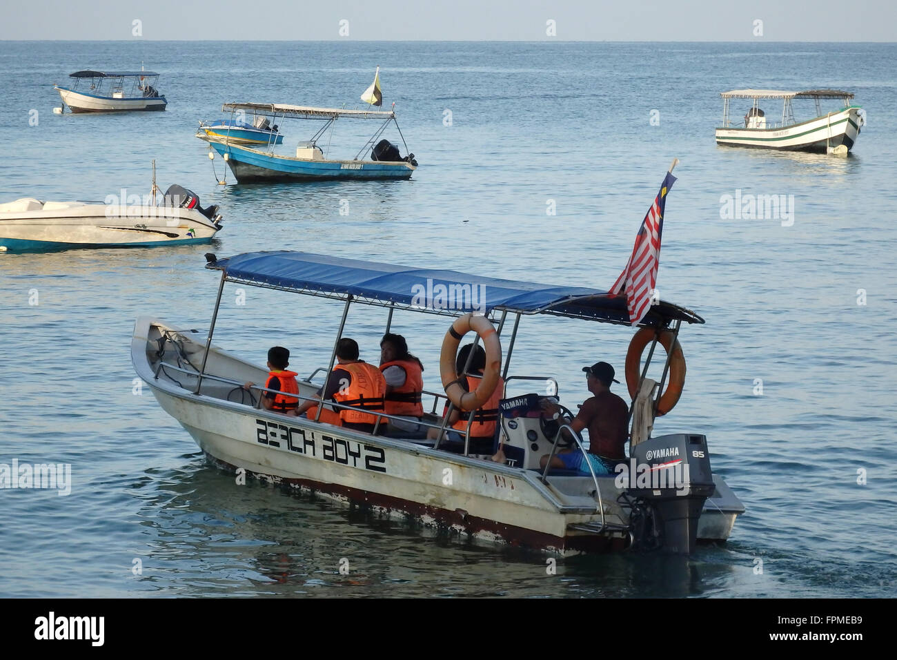 Boat trip, Pulau, Perak, Pangkor Island, Malaysia, Southeast Asia, Asia ...