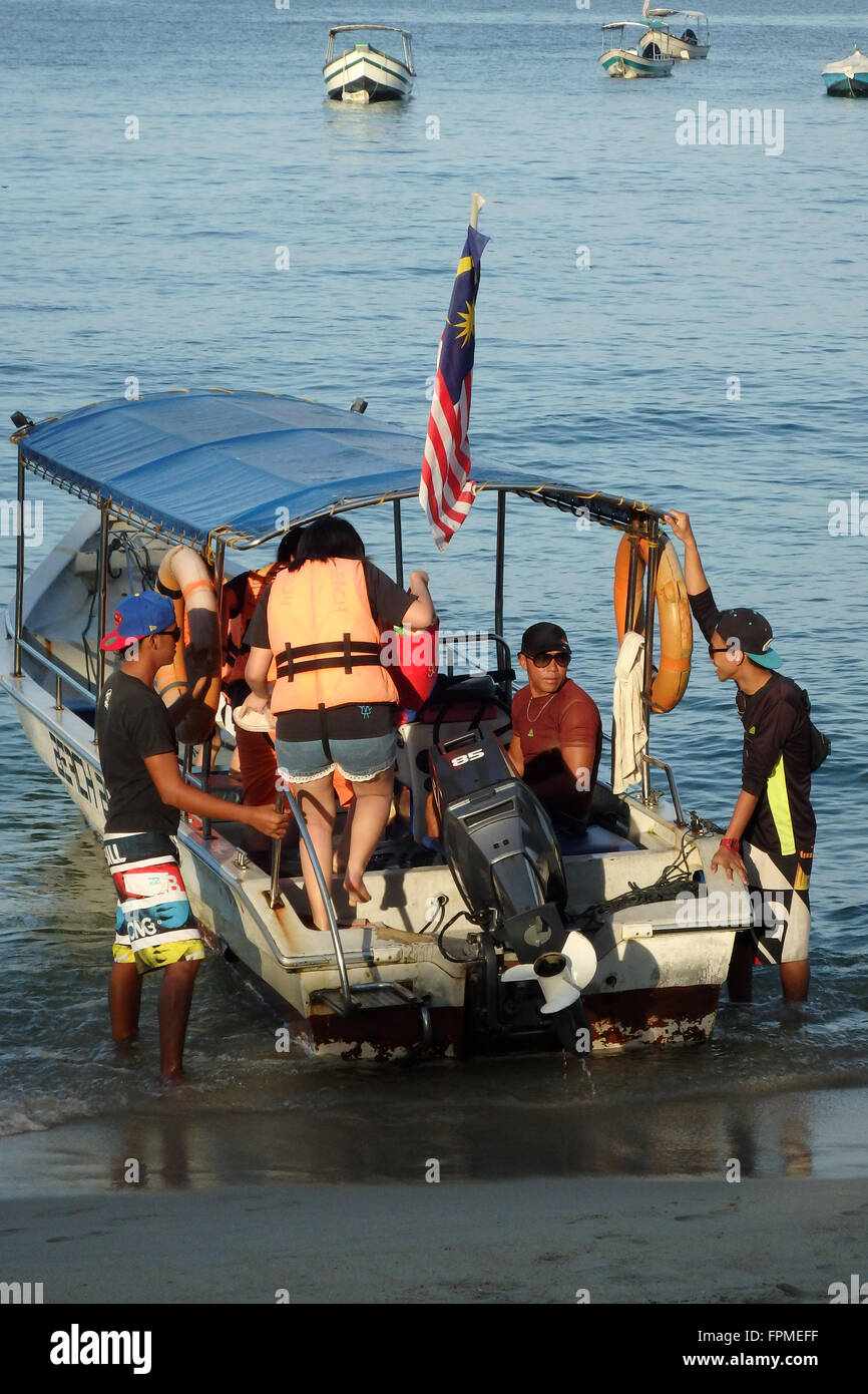 Boat trip, Pulau, Perak, Pangkor Island, Malaysia, Southeast Asia, Asia ...