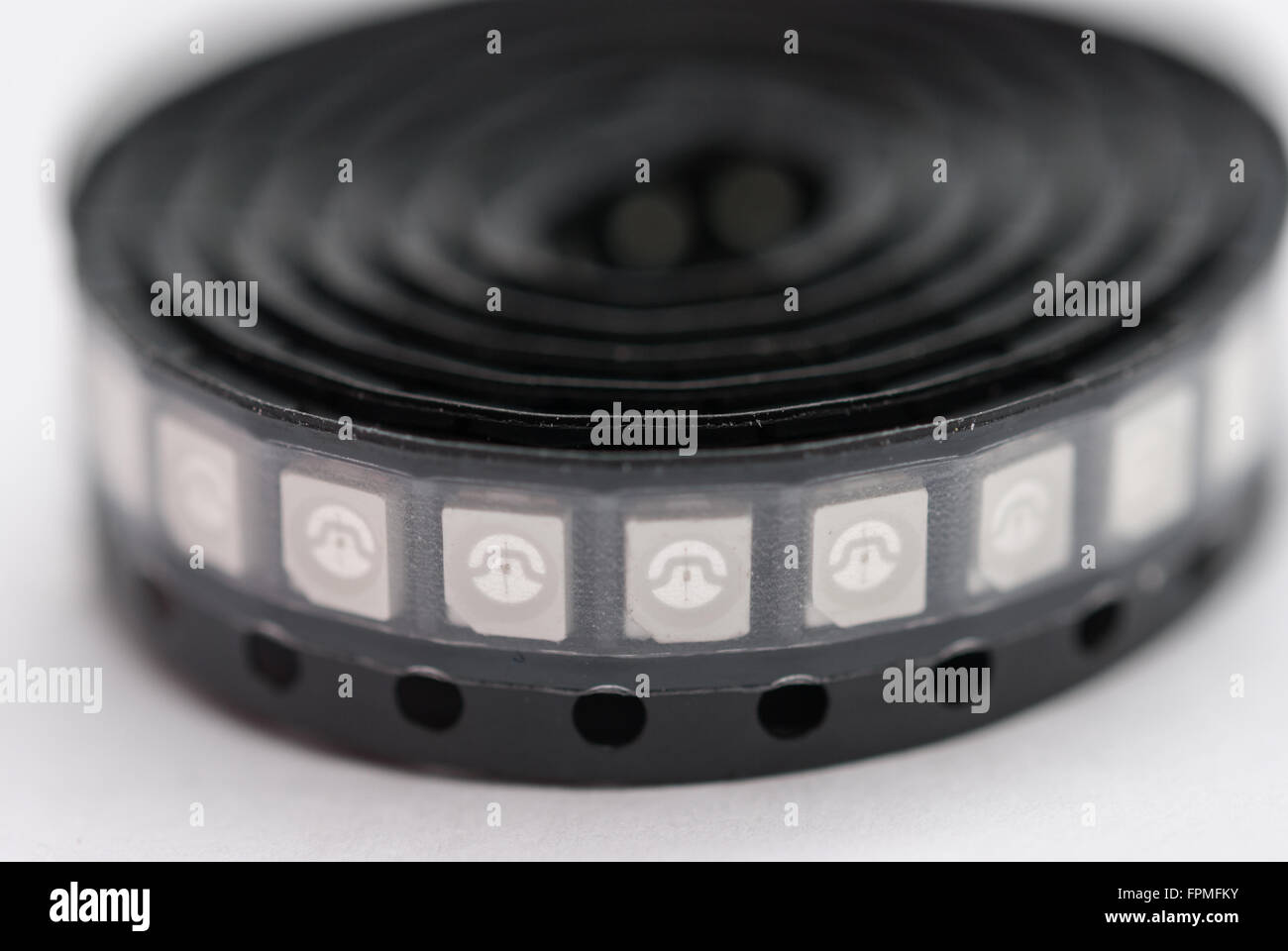 SMD LED light strip closeup Stock Photo - Alamy