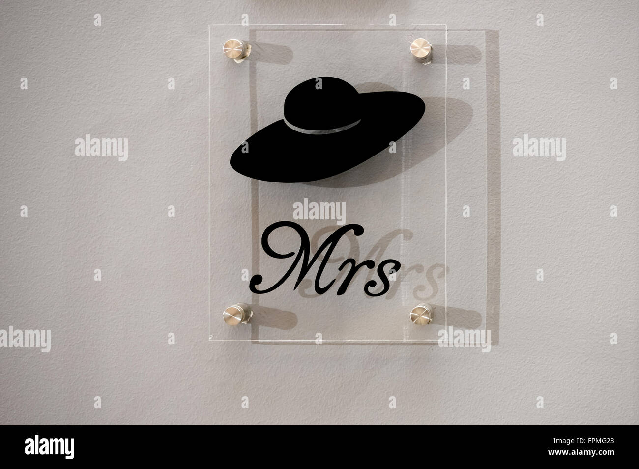 Mrs sign hi-res stock photography and images - Alamy