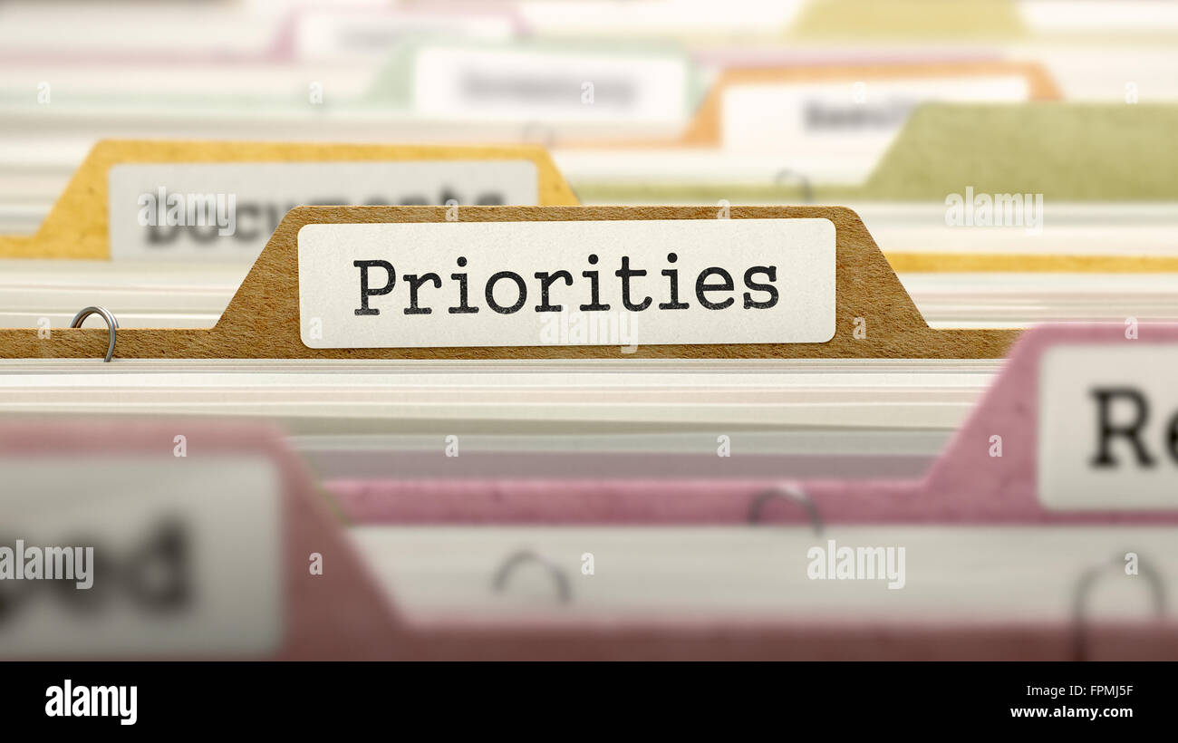 Prioritize concept hi-res stock photography and images - Alamy